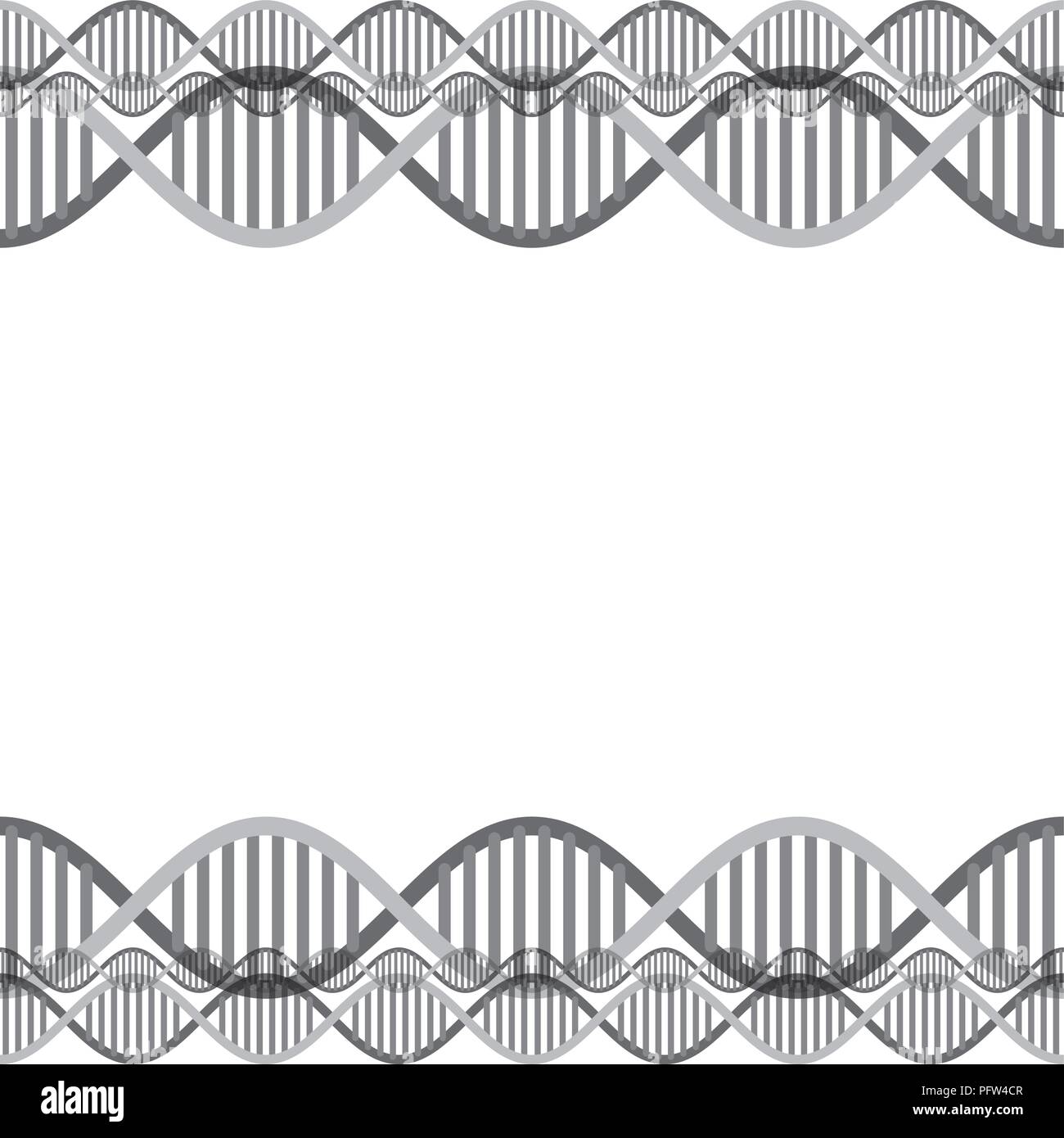 dna chain science frame Stock Vector Image & Art - Alamy