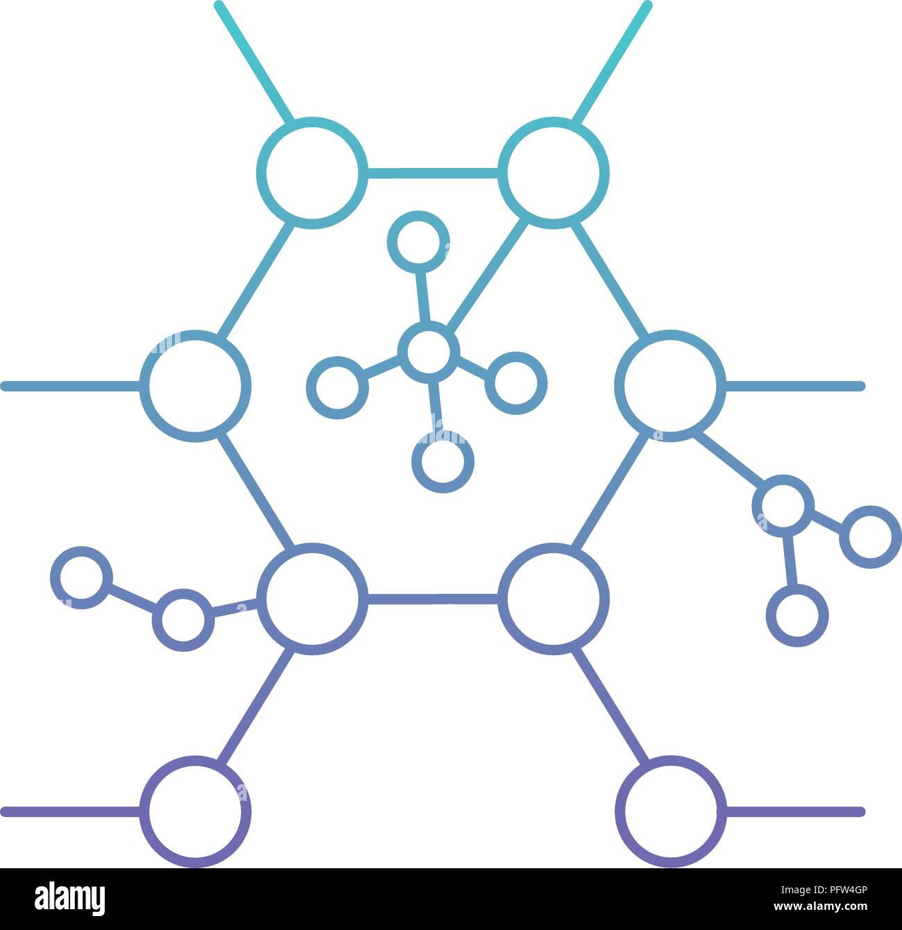 structure molecular science icon Stock Vector Image & Art - Alamy