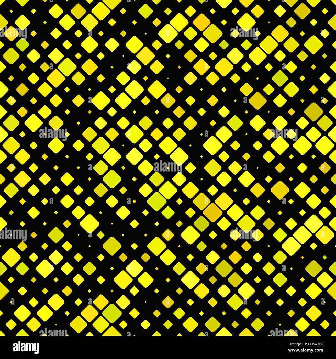 Yellow seamless diagonal square pattern background design Stock Vector ...