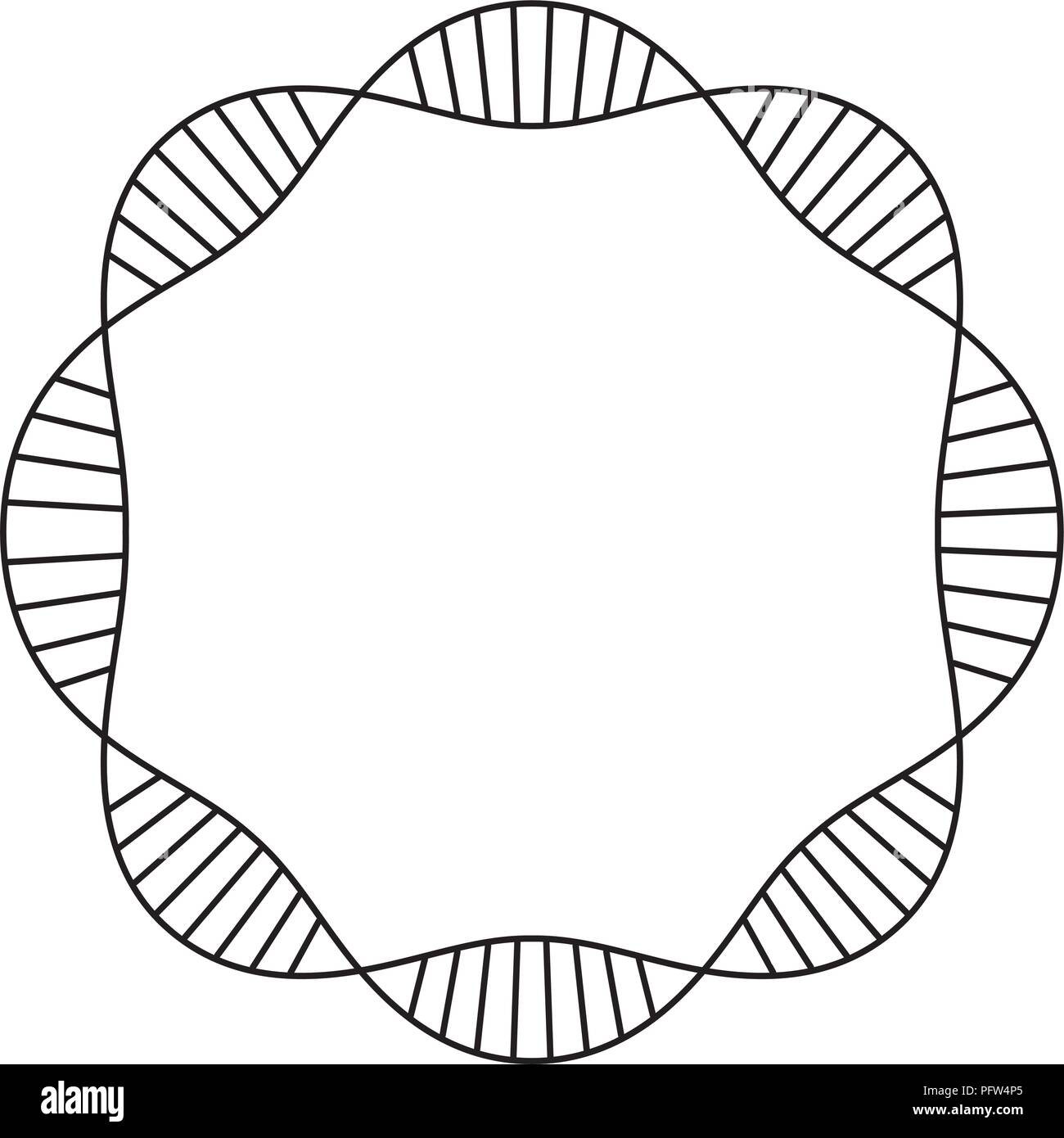 circular dna chain science icon Stock Vector Image & Art - Alamy