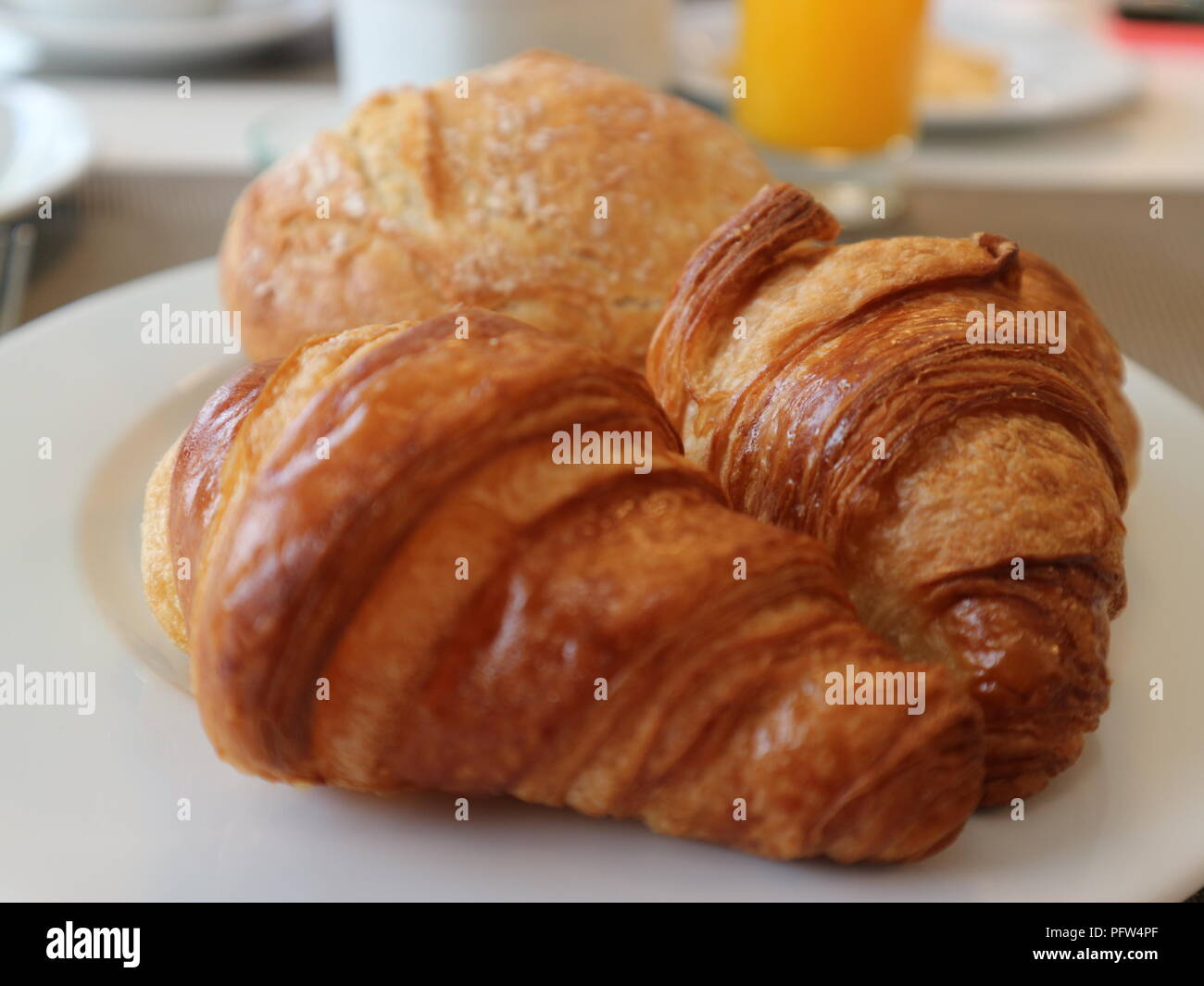 Hotel breakfast bread hi-res stock photography and images - Alamy