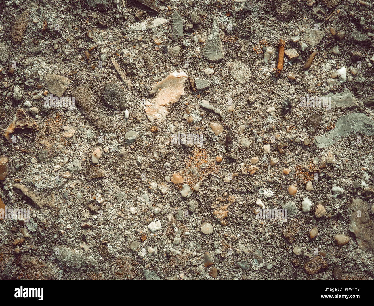 Pebblestones at the dirt road background Stock Photo - Alamy