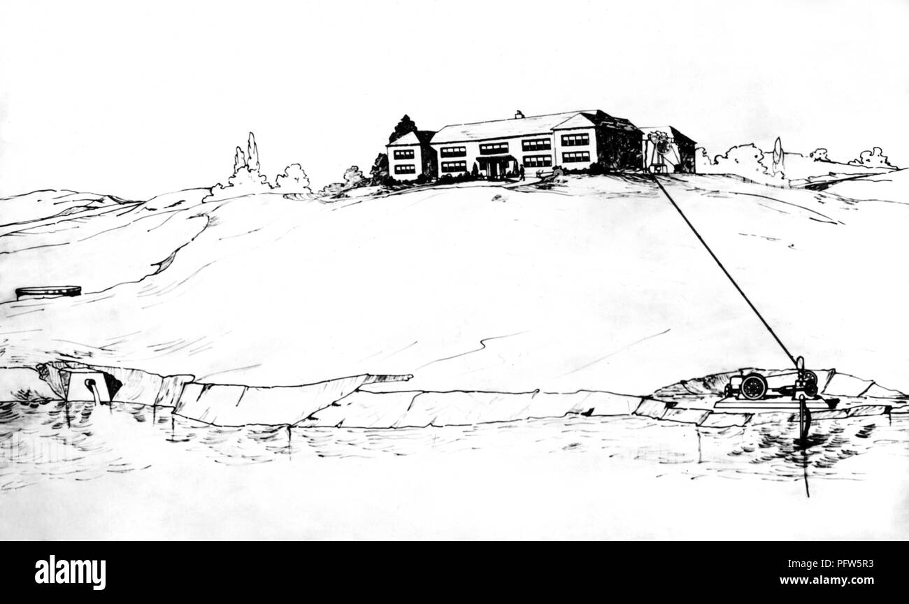 Water Pollution Pencil Drawing