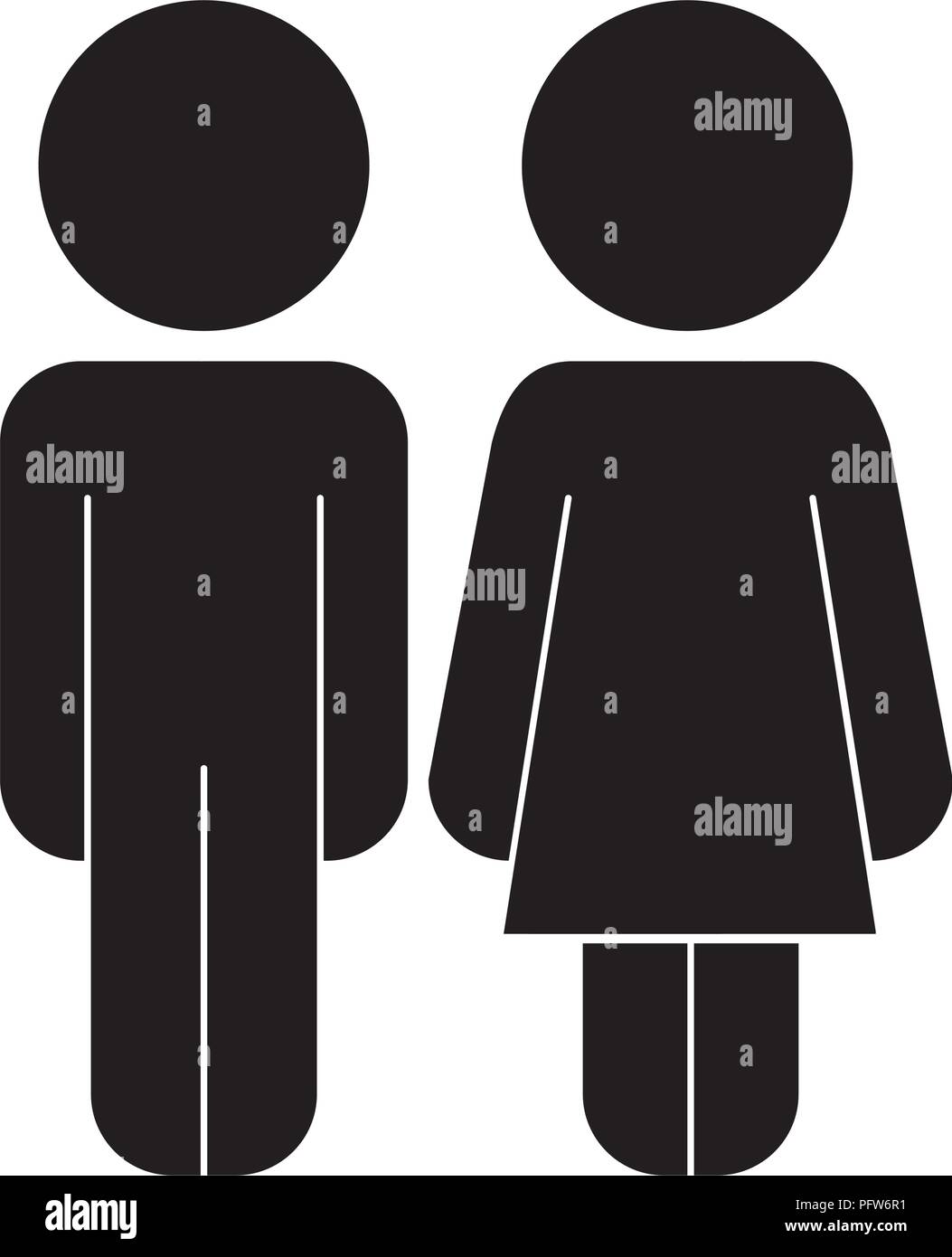 couple human figures icon Stock Vector Image & Art - Alamy