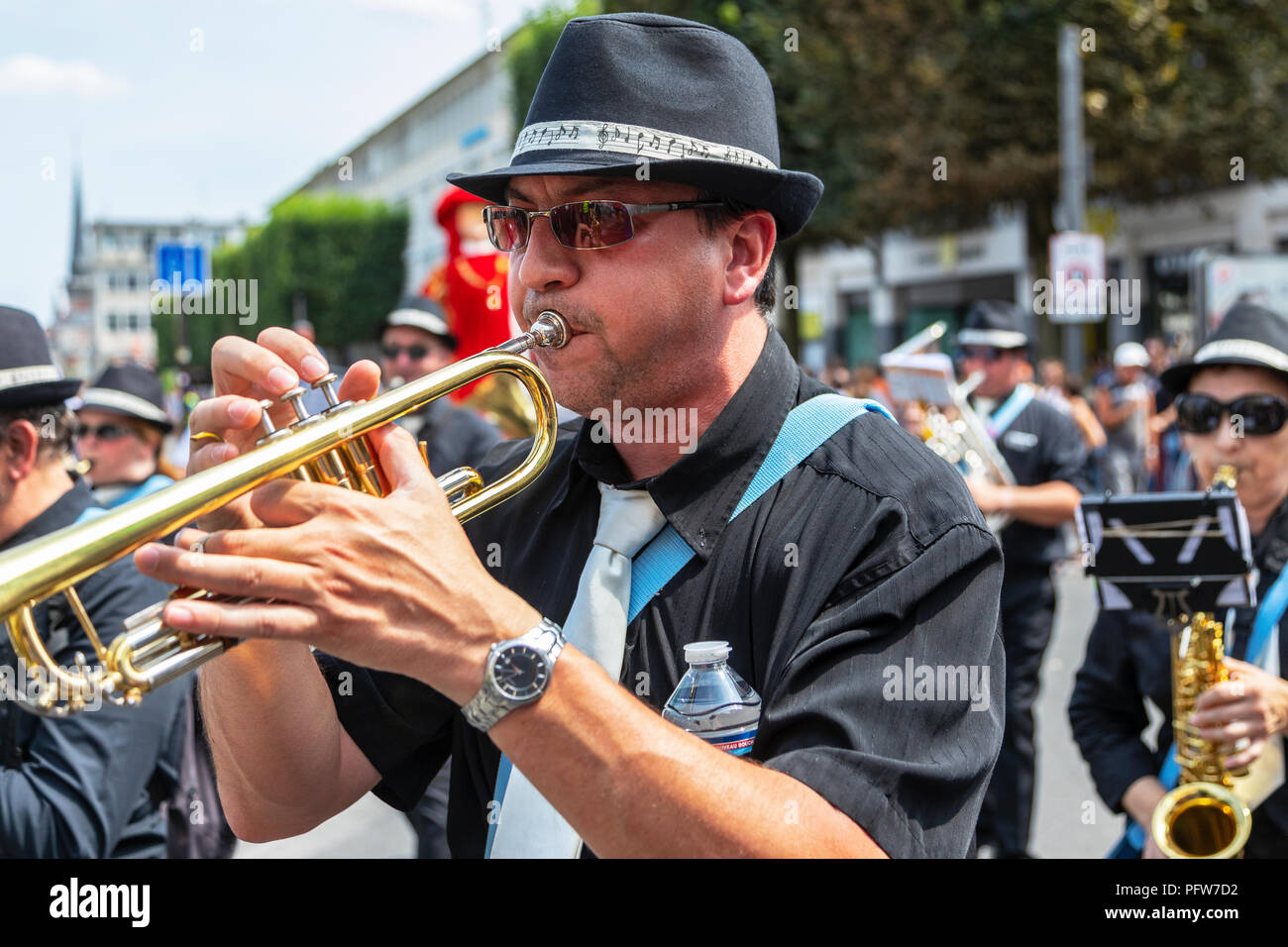 Parade of the Giants, Les Fetes de Gayant, an annual festival ...