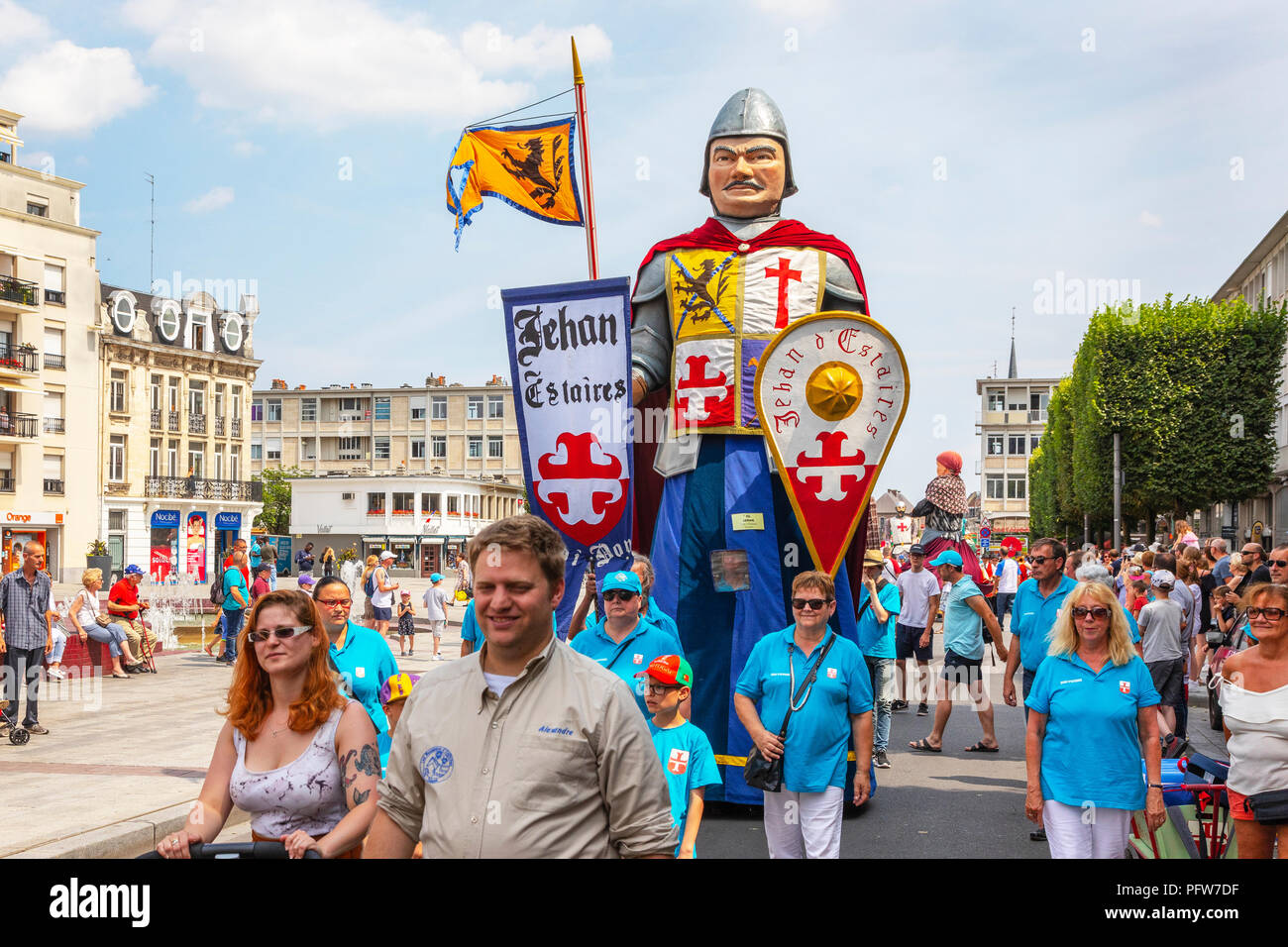 Parade of the Giants, Les Fetes de Gayant, an annual festival ...