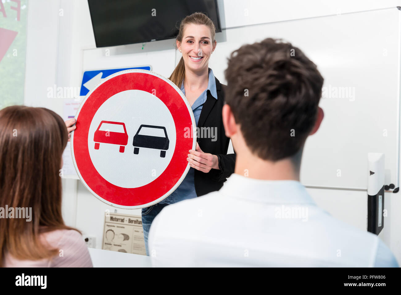 Beginner driving sign hi-res stock photography and images - Alamy