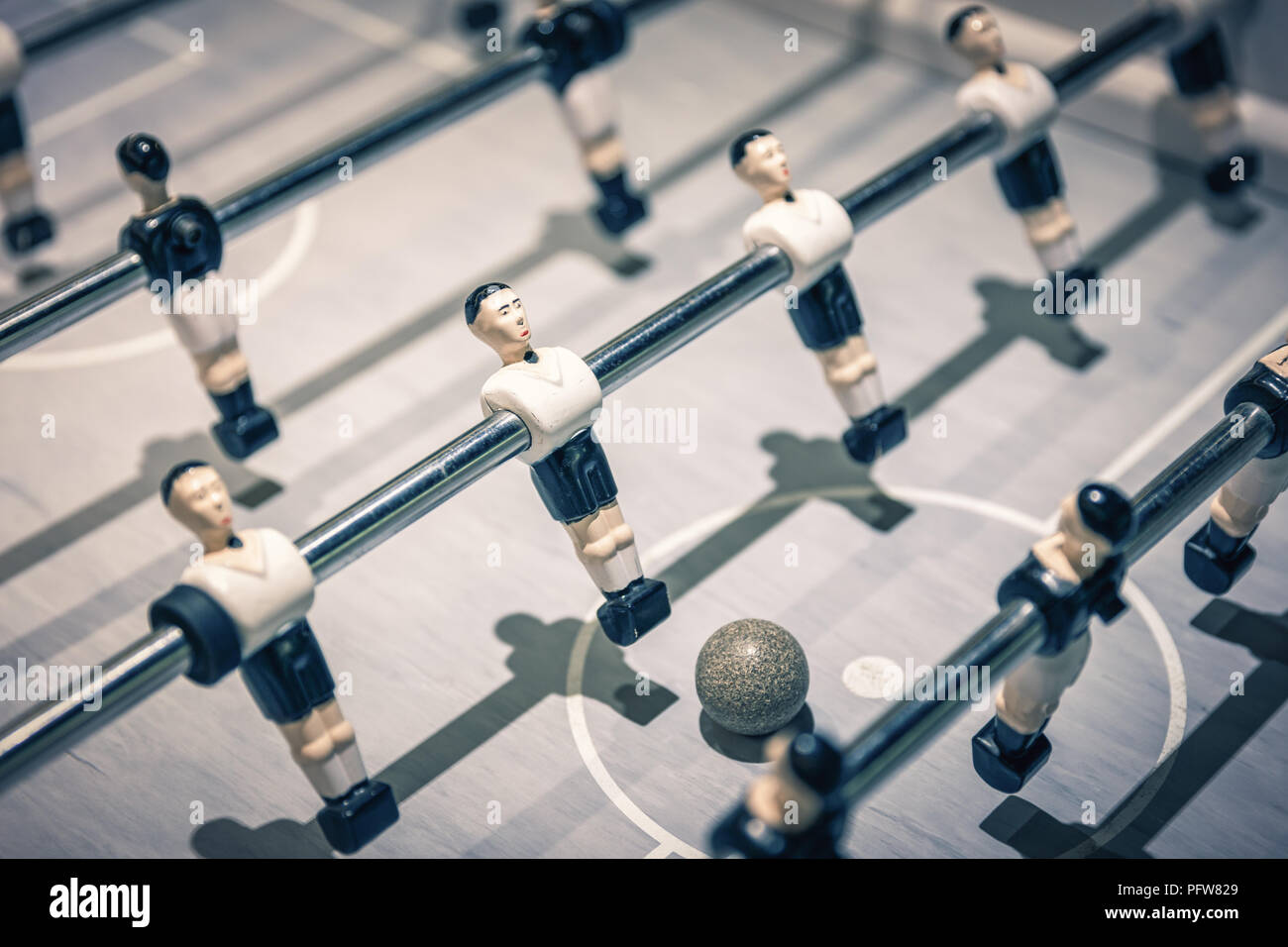 Vintage table football hi-res stock photography and images - Alamy
