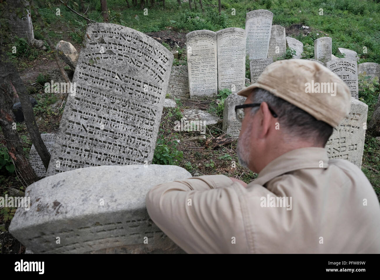 Prof. Yohanan Petrovsky-Shtern a Jewish historian inspects the ...