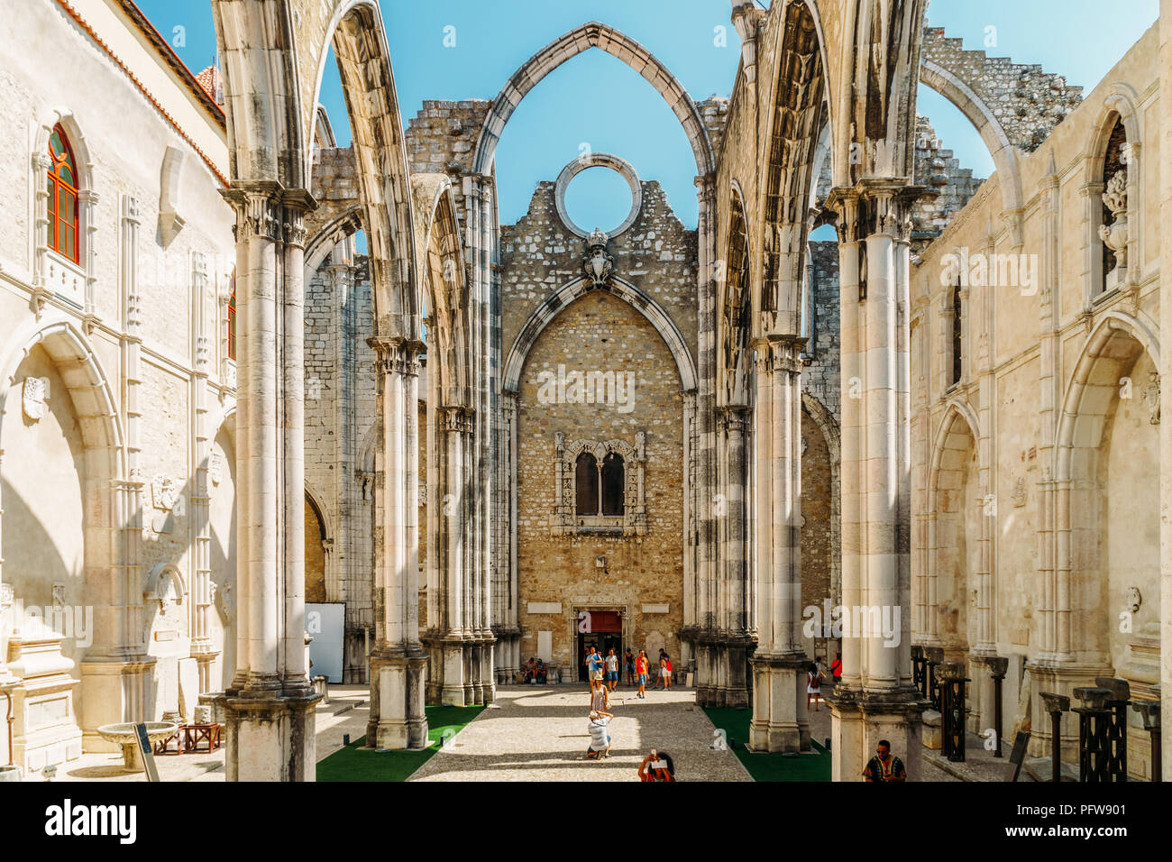 Ancient igreja lisbon convento hi-res stock photography and images - Alamy
