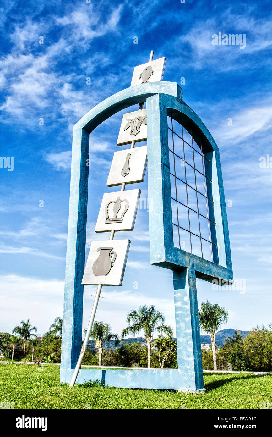 Monument to the Azorean colonization in Santa Catarina state ...