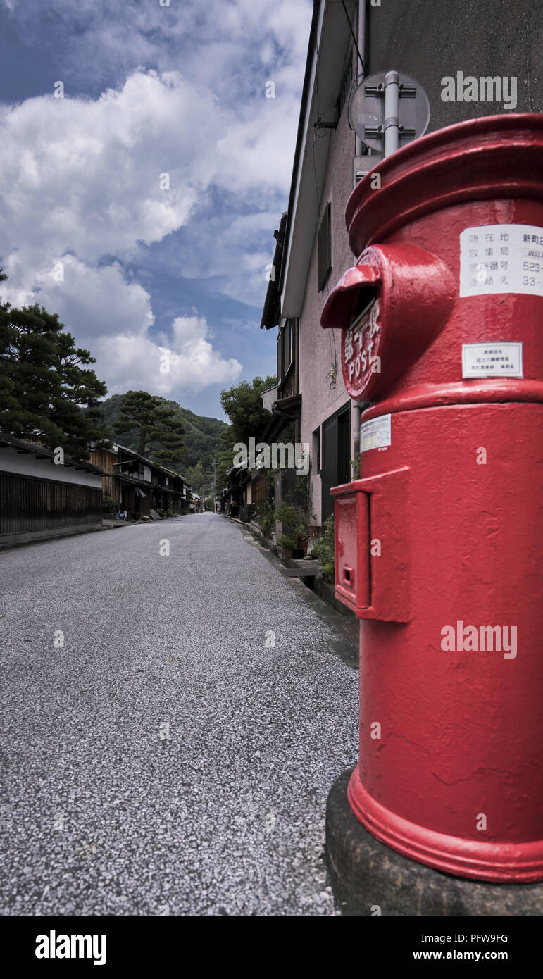 Red fire hydrant mailbox hi-res stock photography and images - Alamy