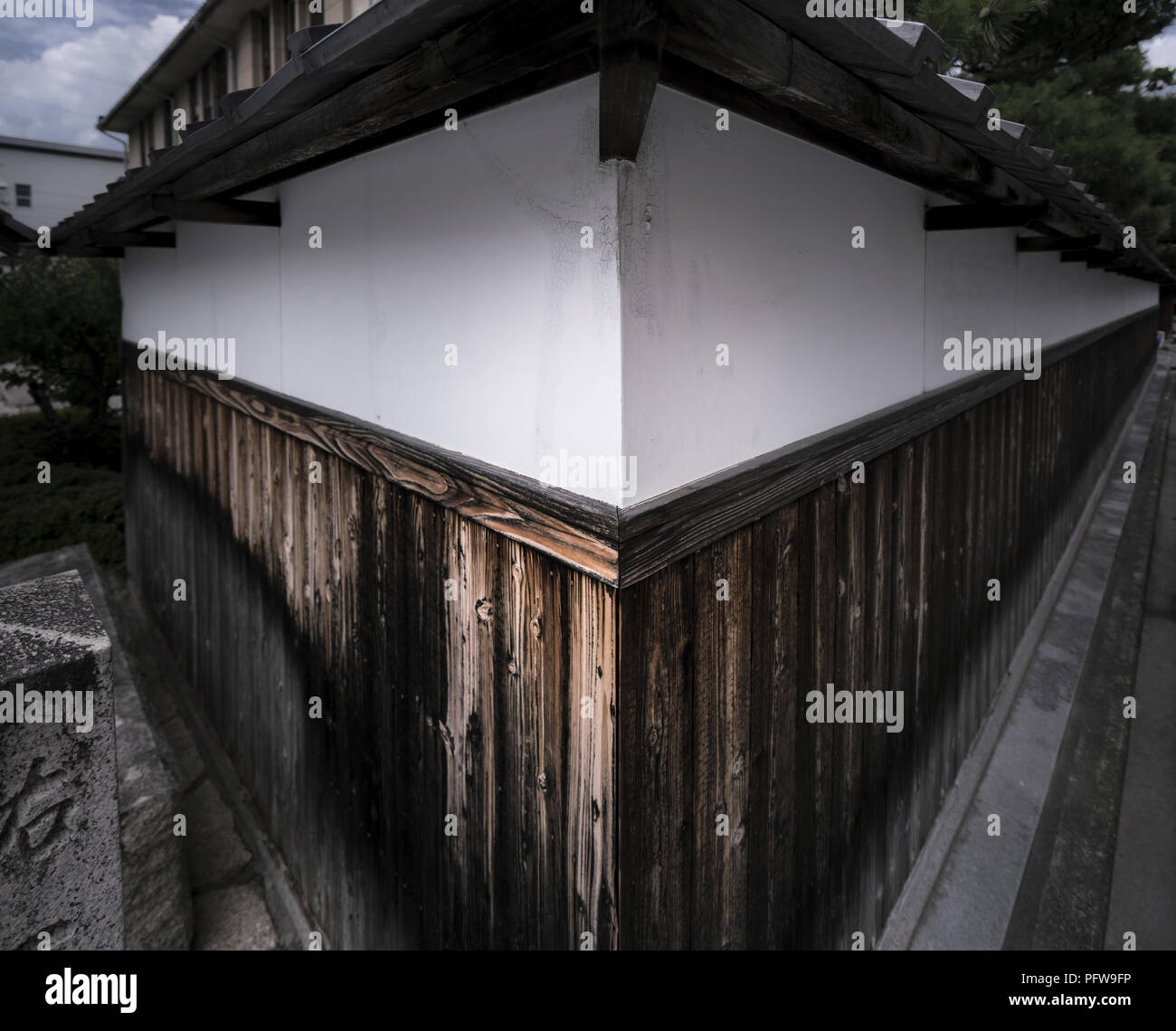 Corner of Japanese Traditional House Stock Photo - Alamy