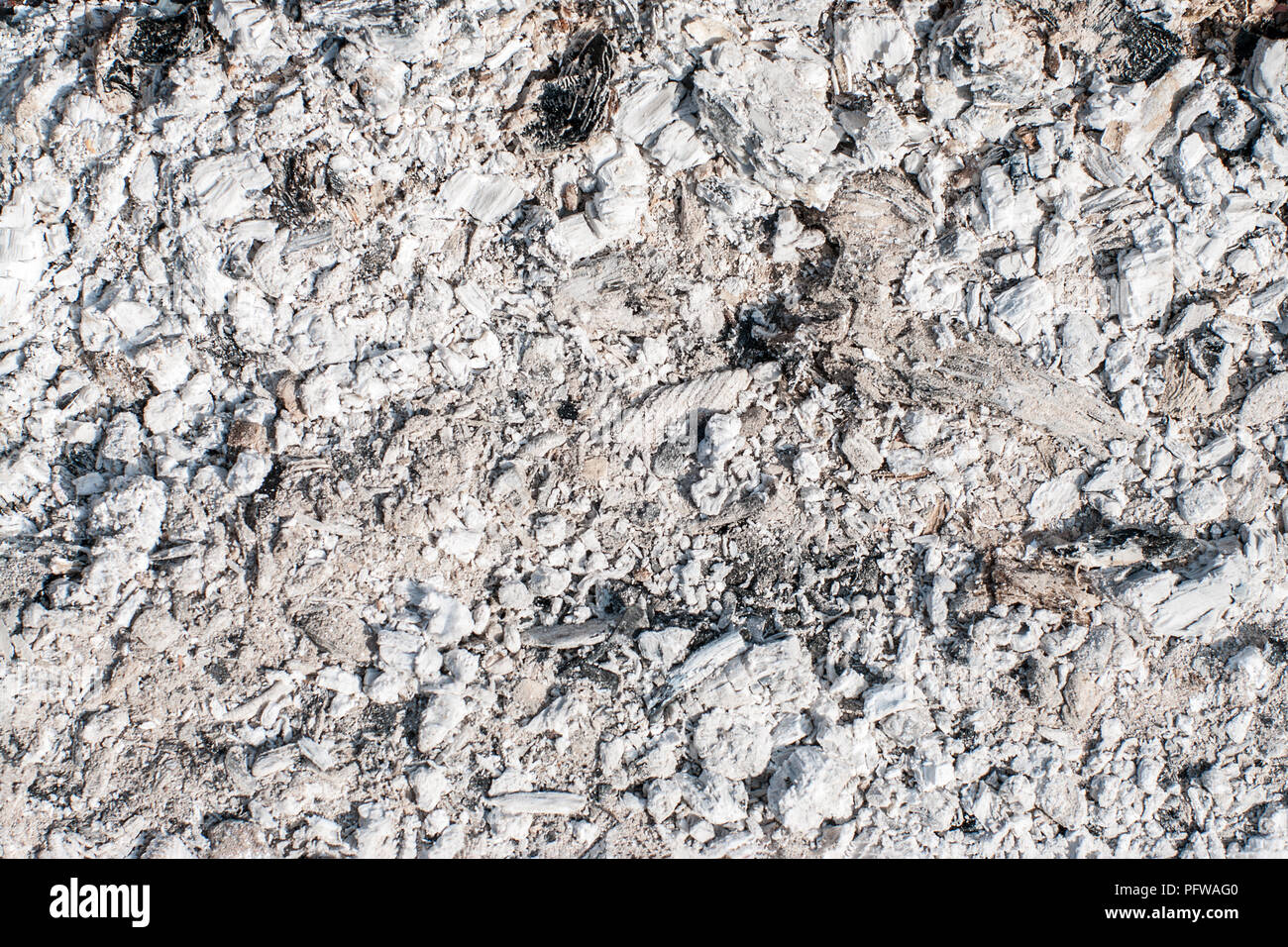 Pile of ashes. Burned out ash grunge texture. Copy space Stock Photo ...