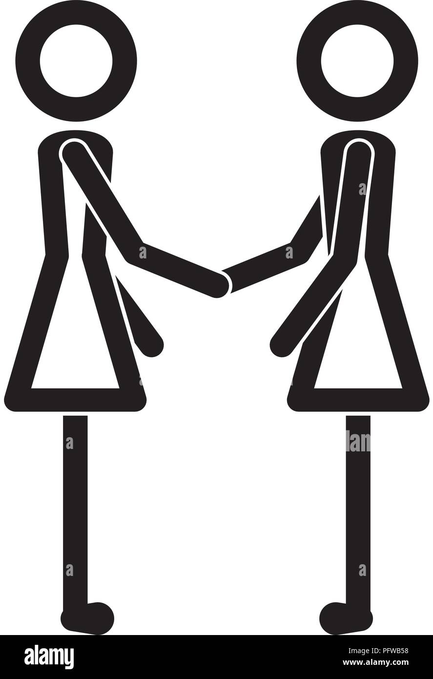 couple human figures icon Stock Vector Image & Art - Alamy