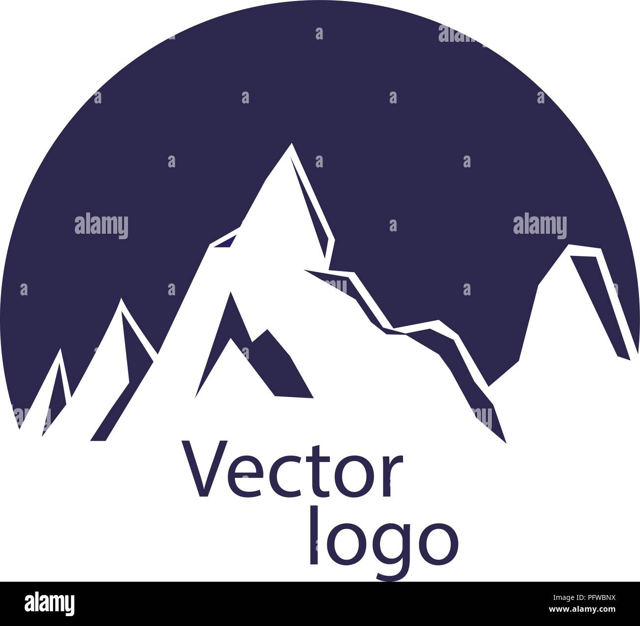 mount logo, symbol, emblem Webstylish blue vector mountain Stock Vector ...
