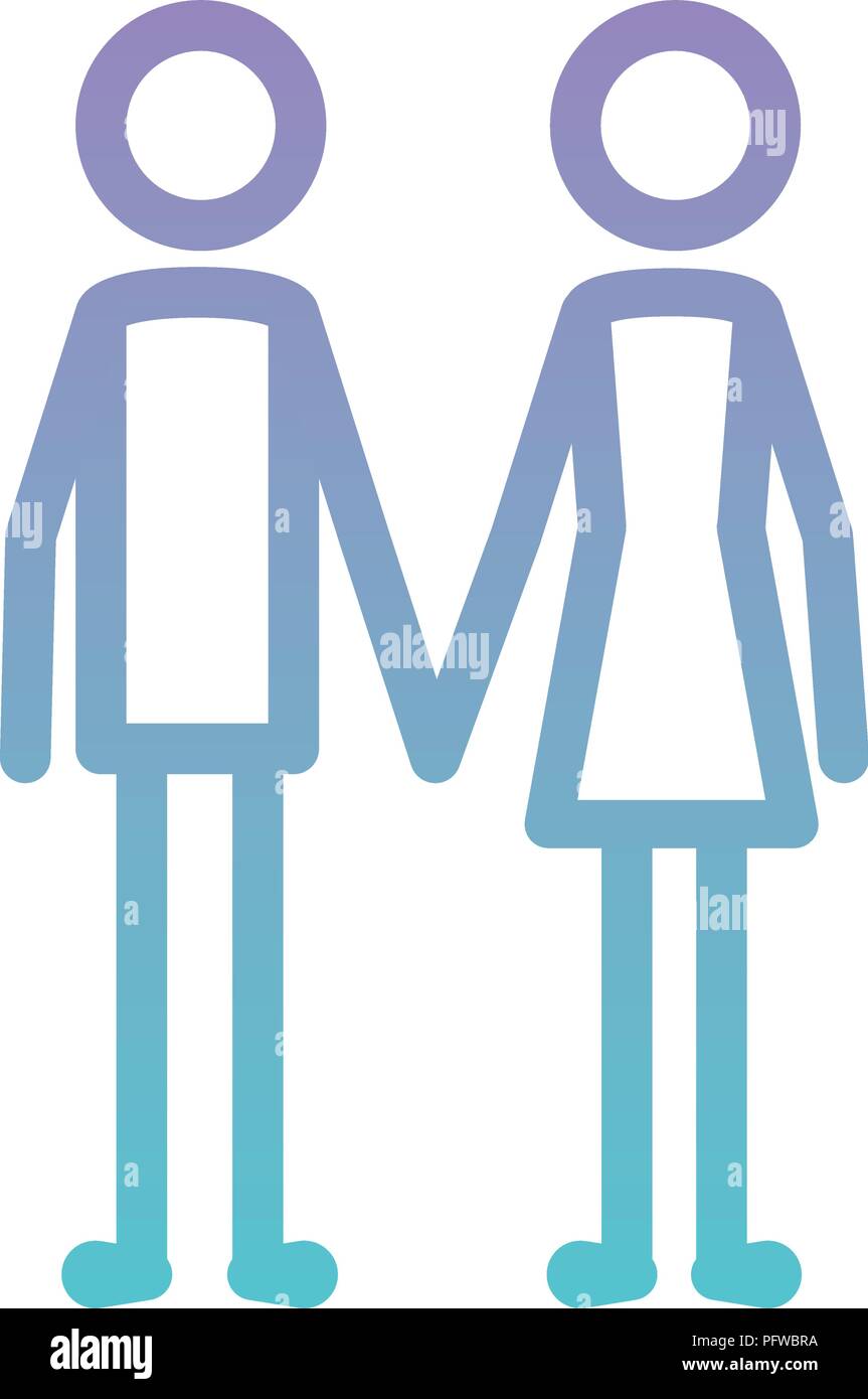 couple human figures icon Stock Vector Image & Art - Alamy
