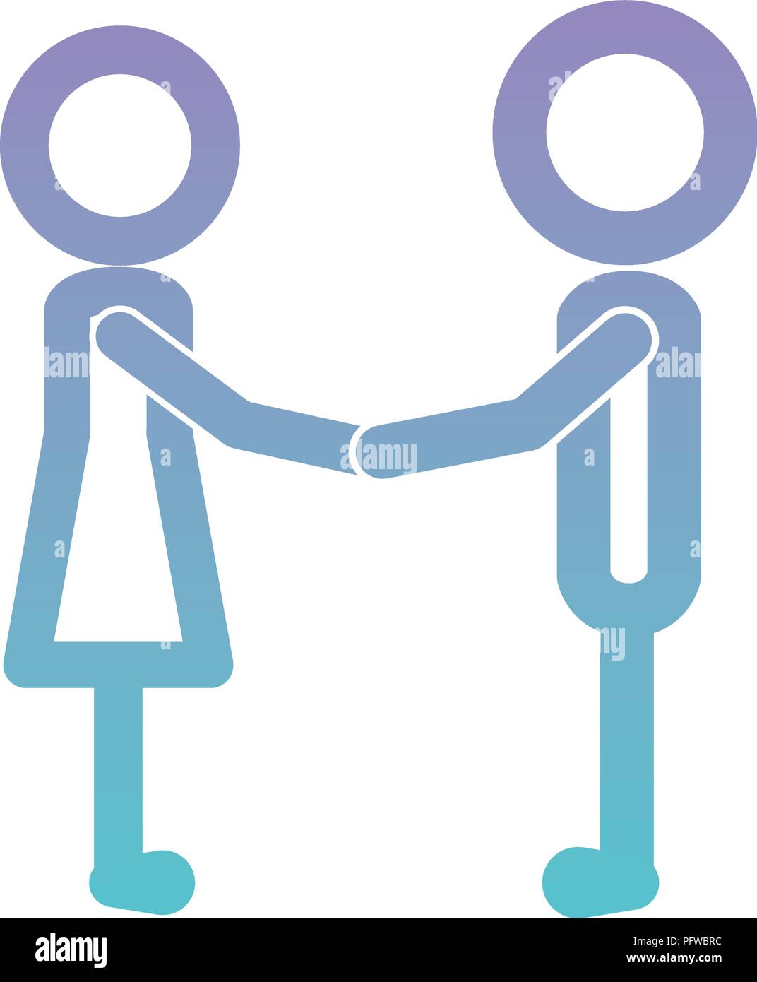 couple human figures icon Stock Vector Image & Art - Alamy