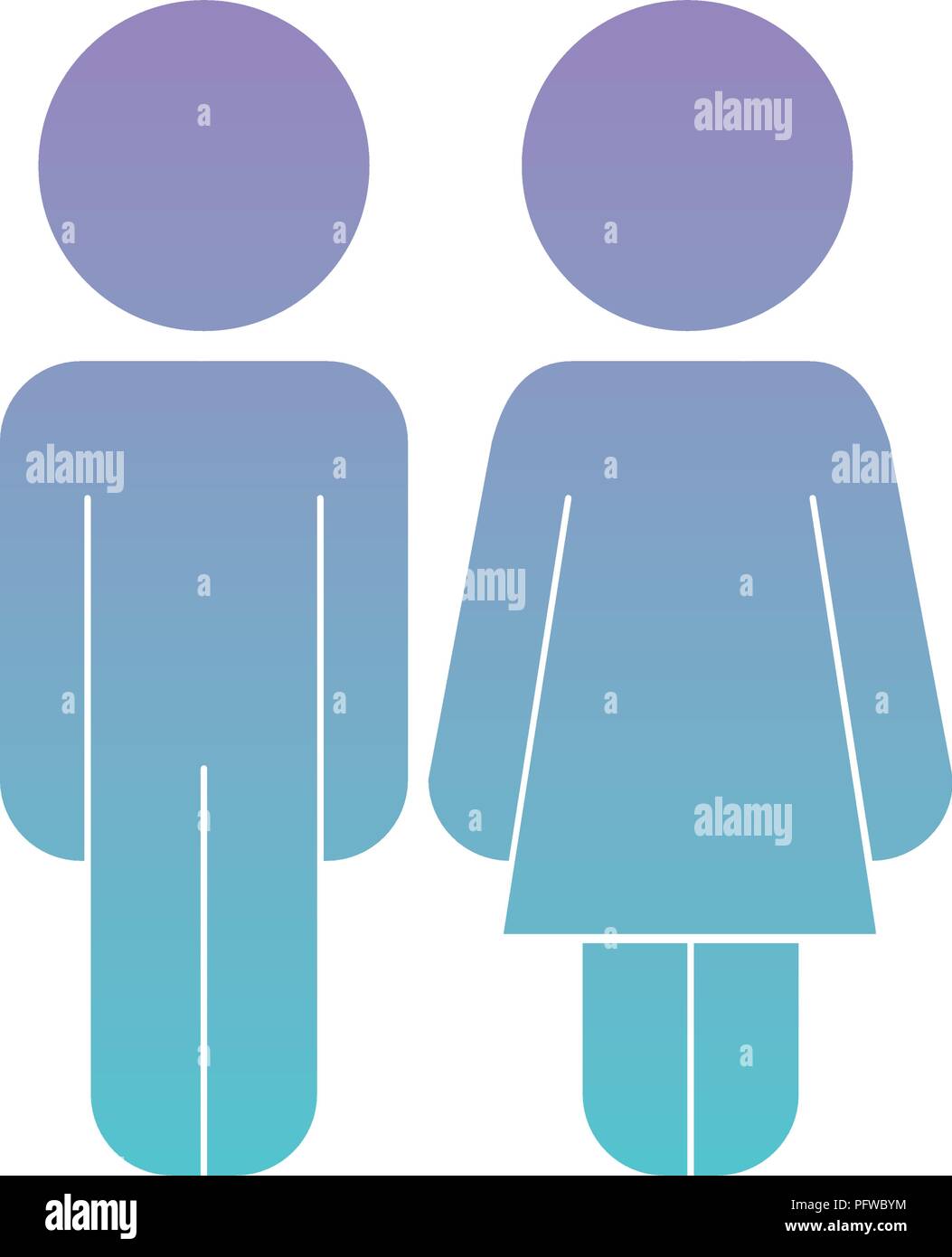 couple human figures icon Stock Vector Image & Art - Alamy