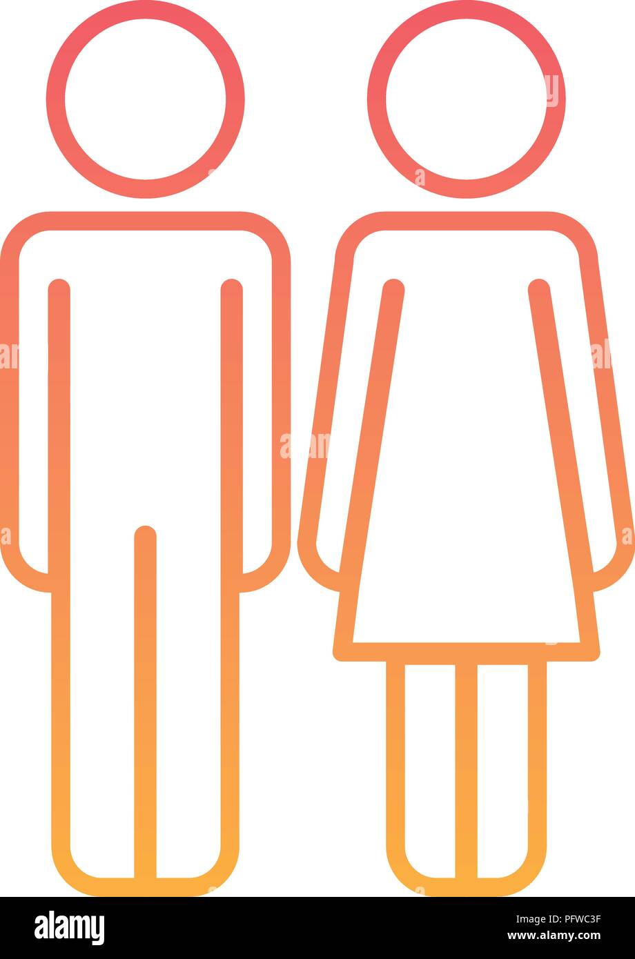 couple human figures icon Stock Vector Image & Art - Alamy