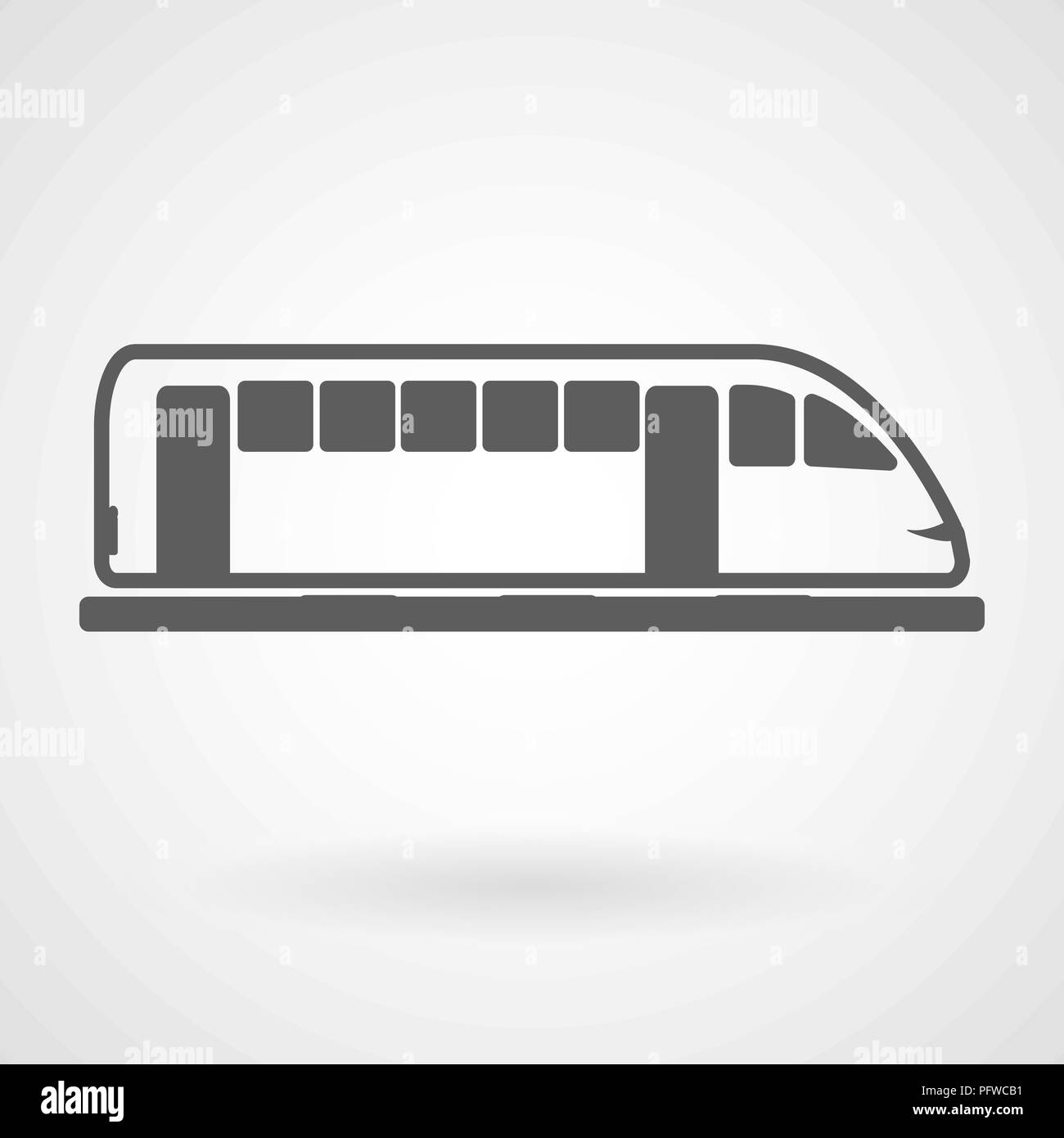 Old train on station Stock Vector Images - Alamy