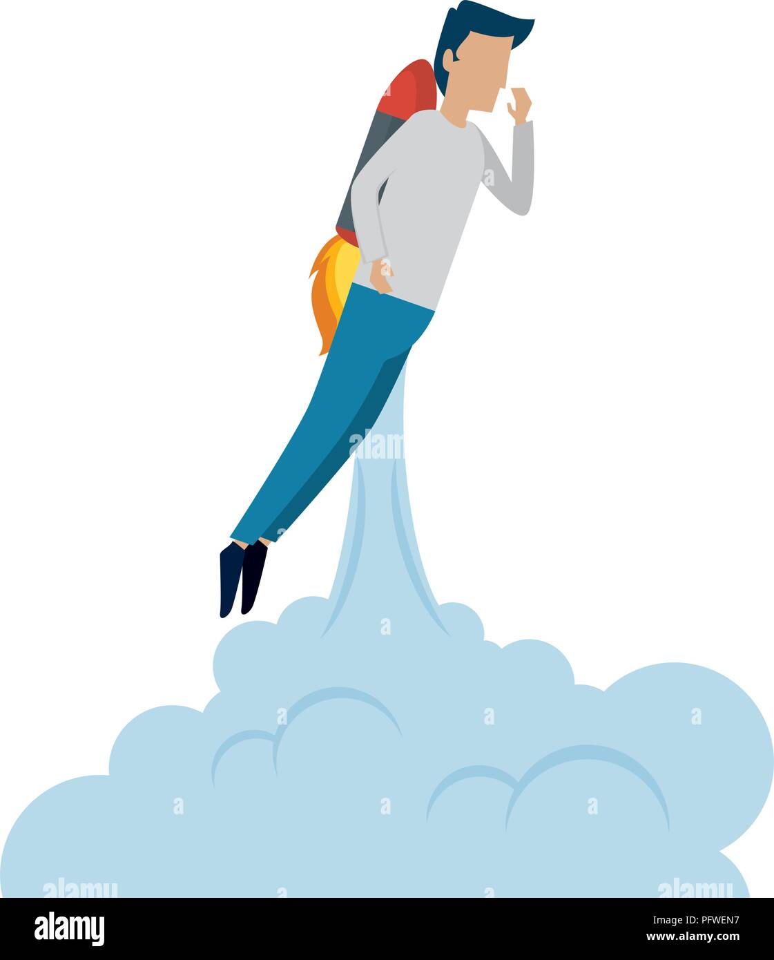 Rocketman Stock Vector Images - Alamy