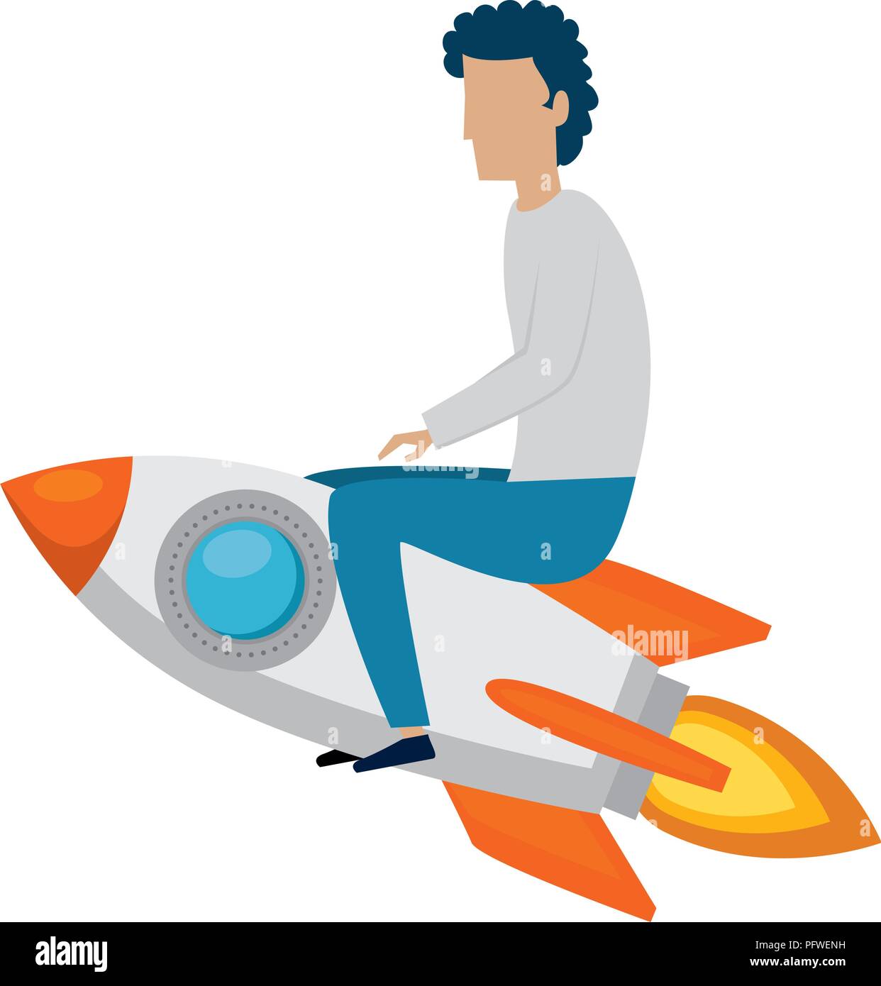 Man with rocket launcher Cut Out Stock Images & Pictures - Alamy