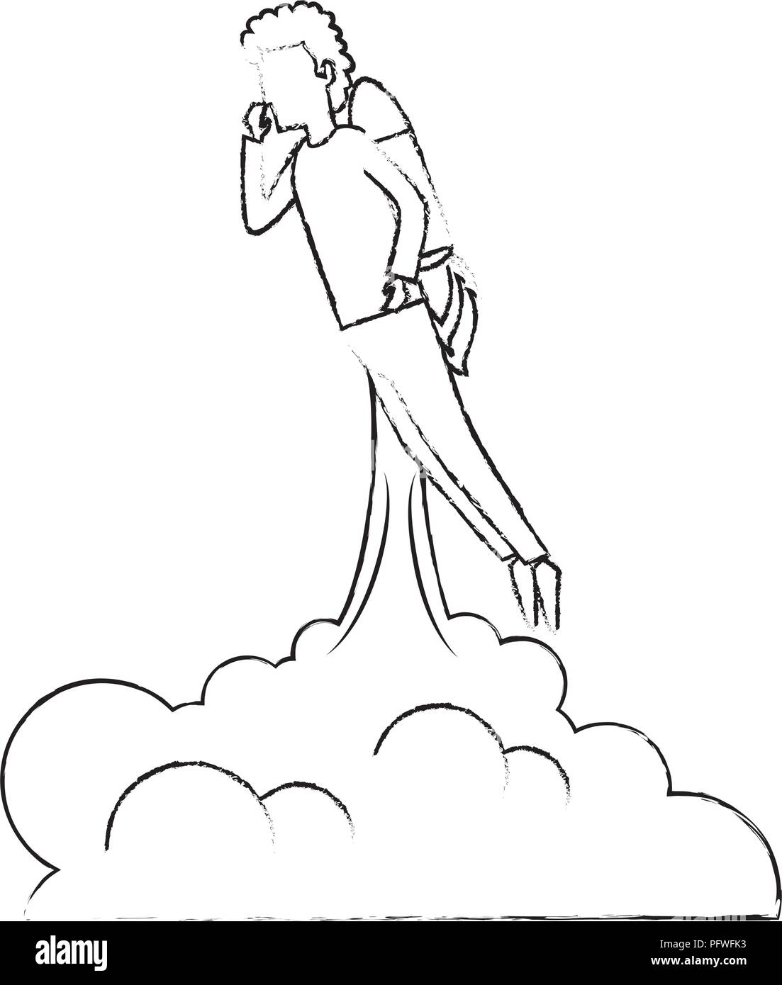 Rocketman Stock Vector Images - Alamy