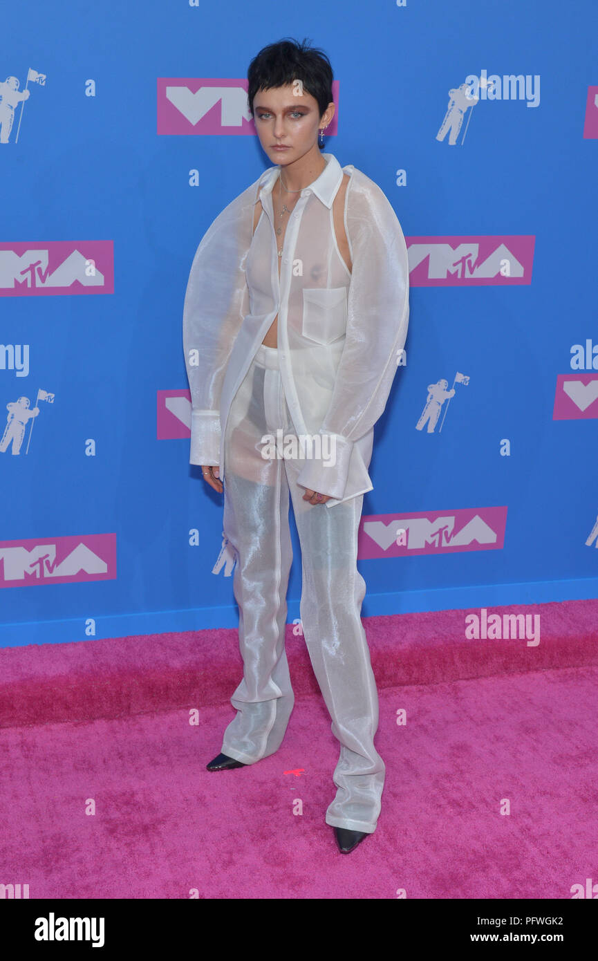 Morgan Saint attends the 2018 MTV Video Music Awards at Radio City ...