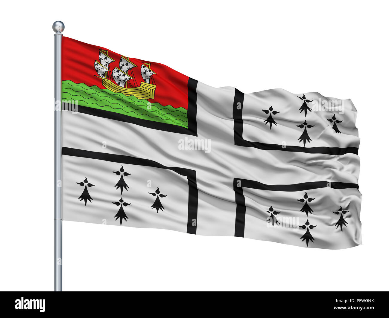 Nantes flag hi-res stock photography and images - Alamy