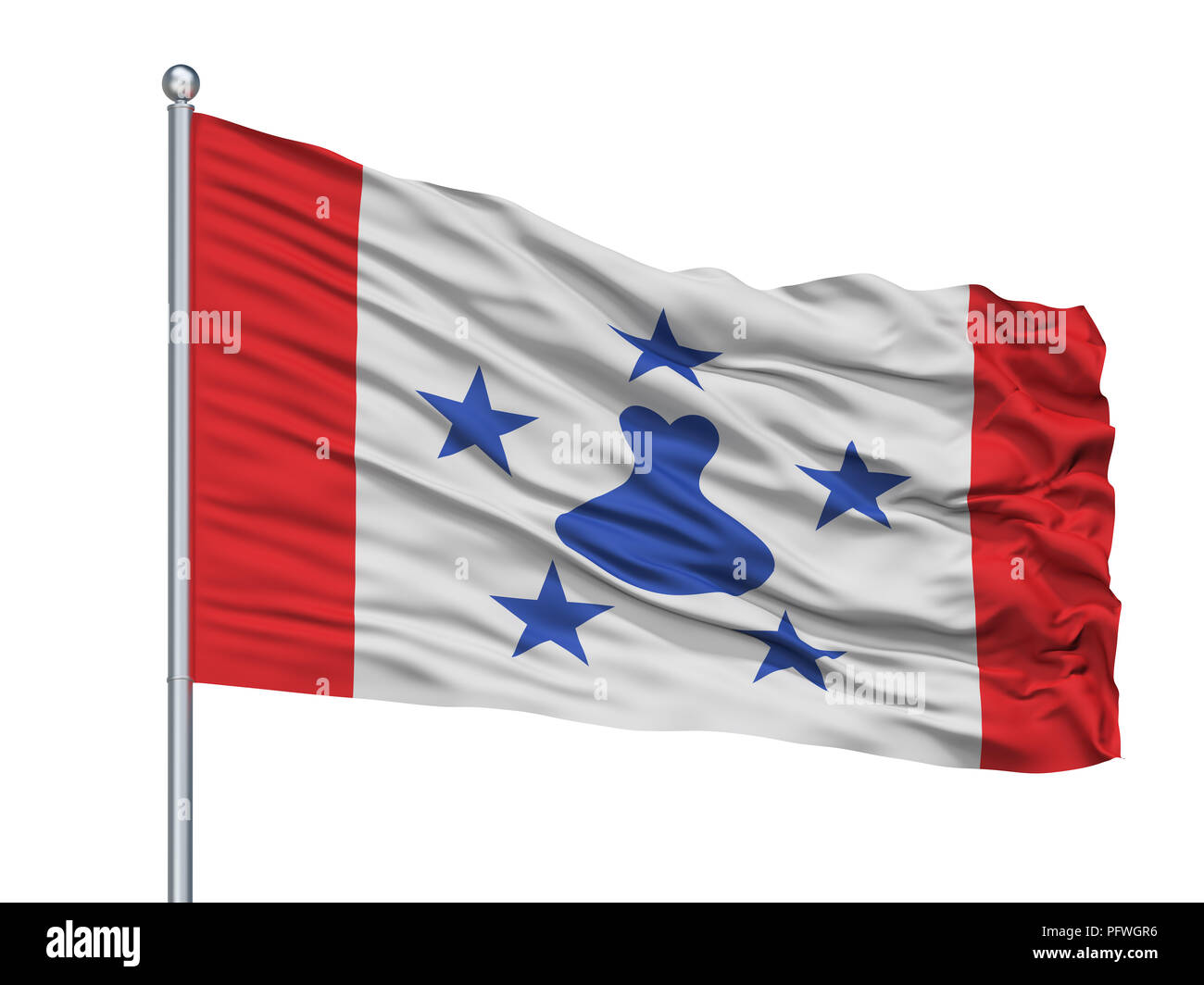 3d flag austral islands hi-res stock photography and images - Alamy