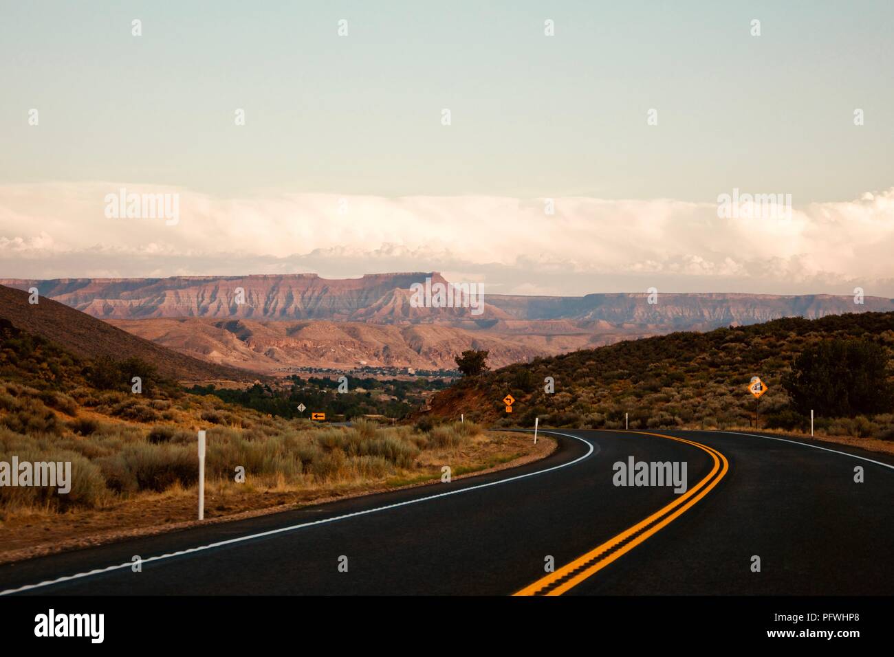 Road trip Utah USA Stock Photo - Alamy