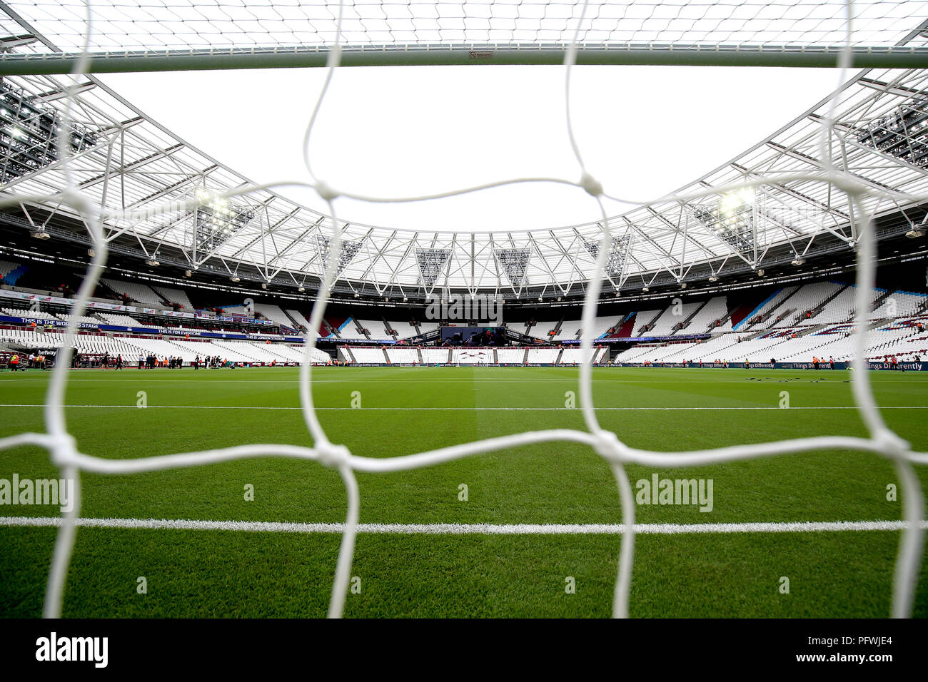A general view of the stadium before the Premier League match at London ...