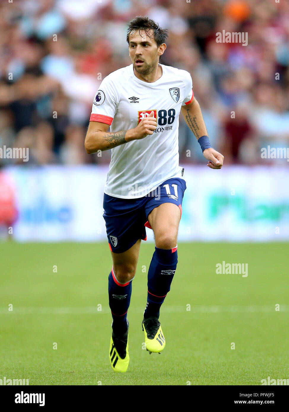 Bournemouth's Charlie Daniels during the Premier League match at London ...