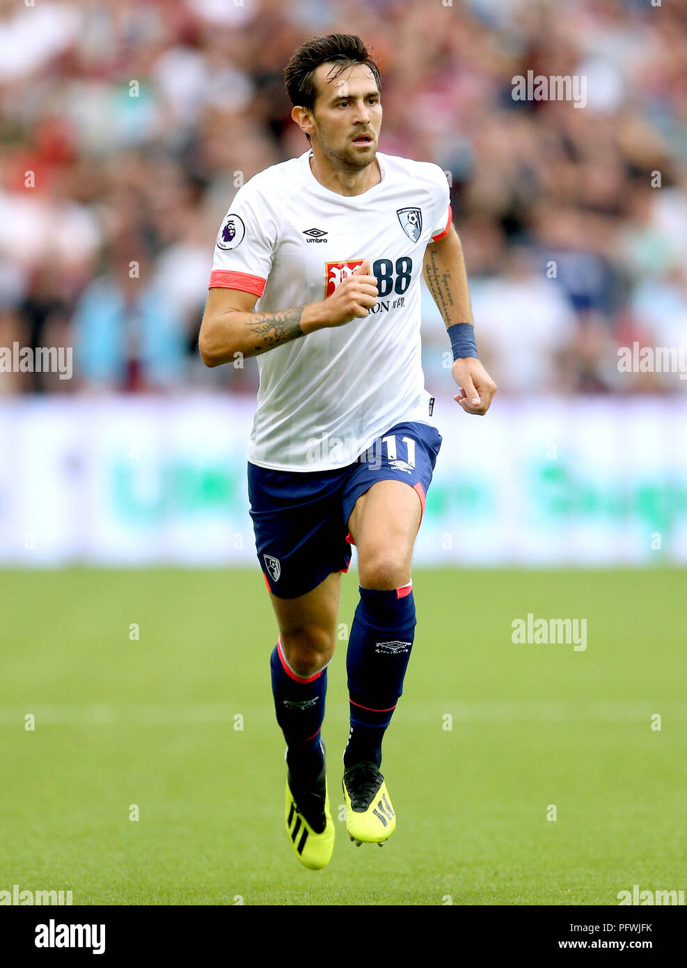 Bournemouth's Charlie Daniels during the Premier League match at London ...