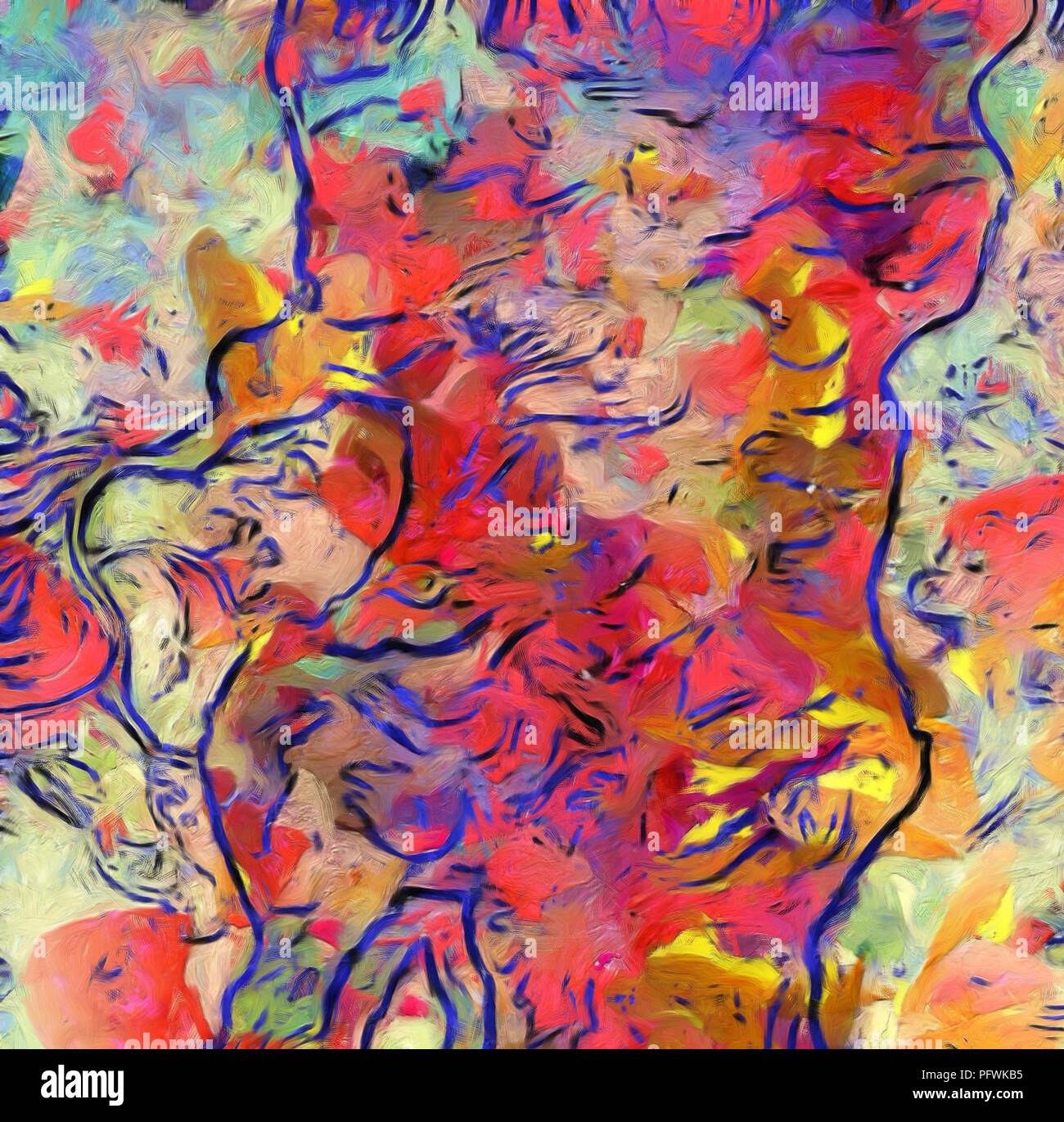 Abstract painting art. Hand drawn background Stock Photo - Alamy