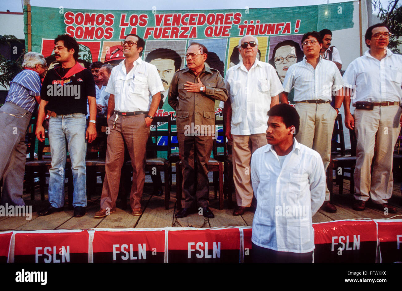 Sandinista fsln flag nicaragua hi-res stock photography and images - Alamy