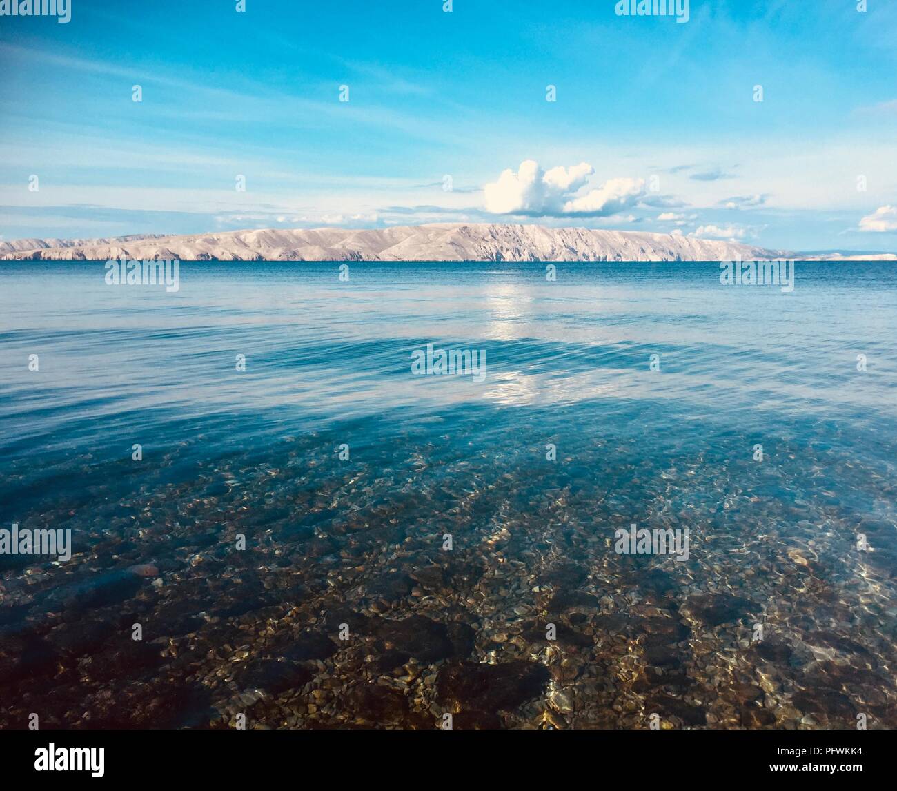 Croatia Island Coasline Stock Photo - Alamy