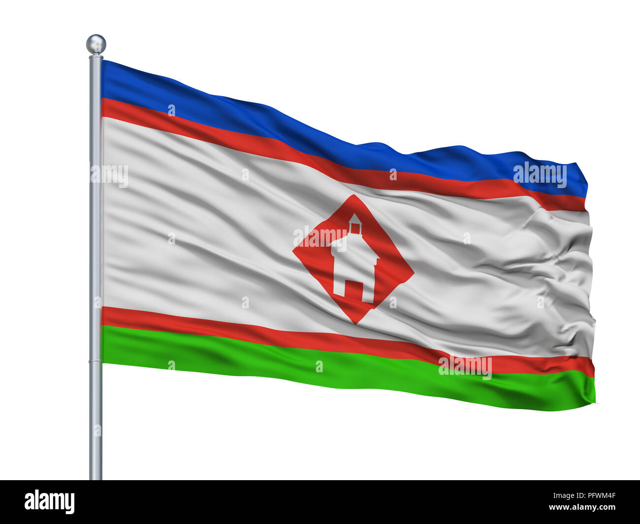 3d flag of the tula oblast hi-res stock photography and images - Alamy