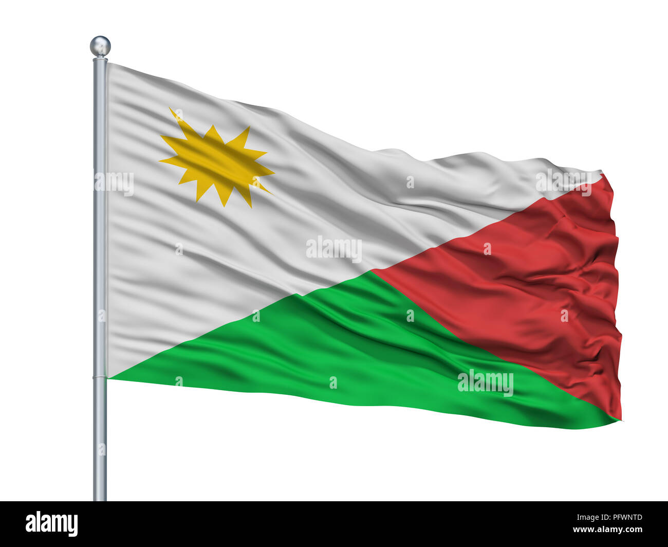 3d flag of toledo city hi-res stock photography and images - Alamy