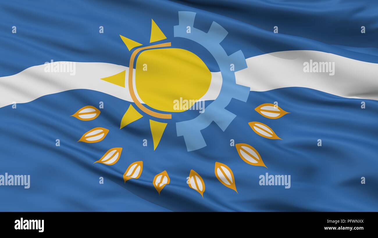 Partido De Chivilcoy City Flag, Argentina, Closeup View Stock Photo - Alamy