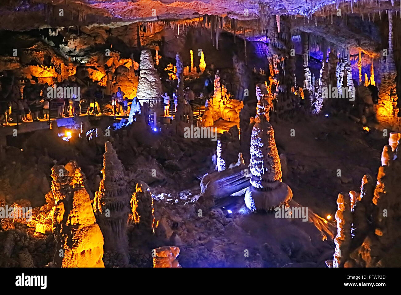 BEIT-SHEMESH, ISRAEL - SEPTEMBER 23, 2017: Avshalom Cave, also known as ...