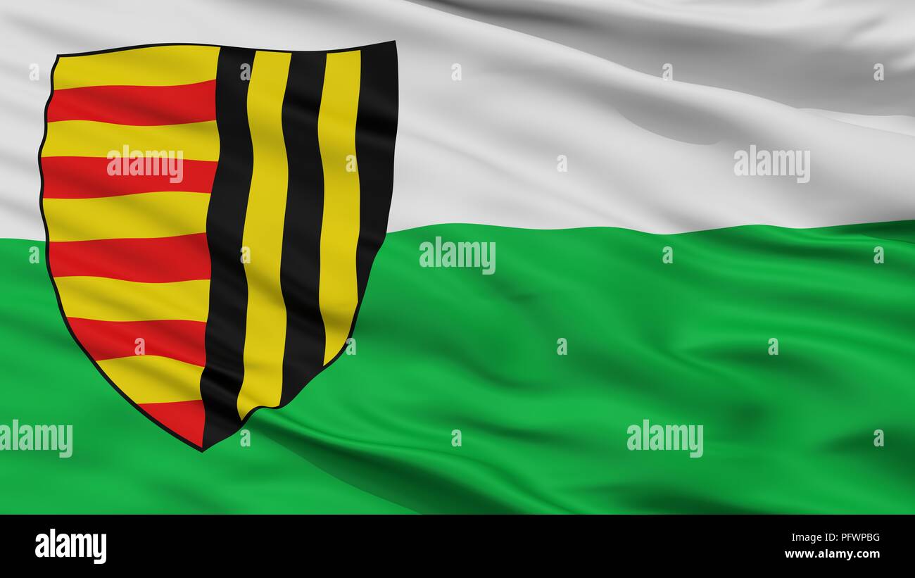 Bree City Flag, Belgium, Closeup View Stock Photo - Alamy