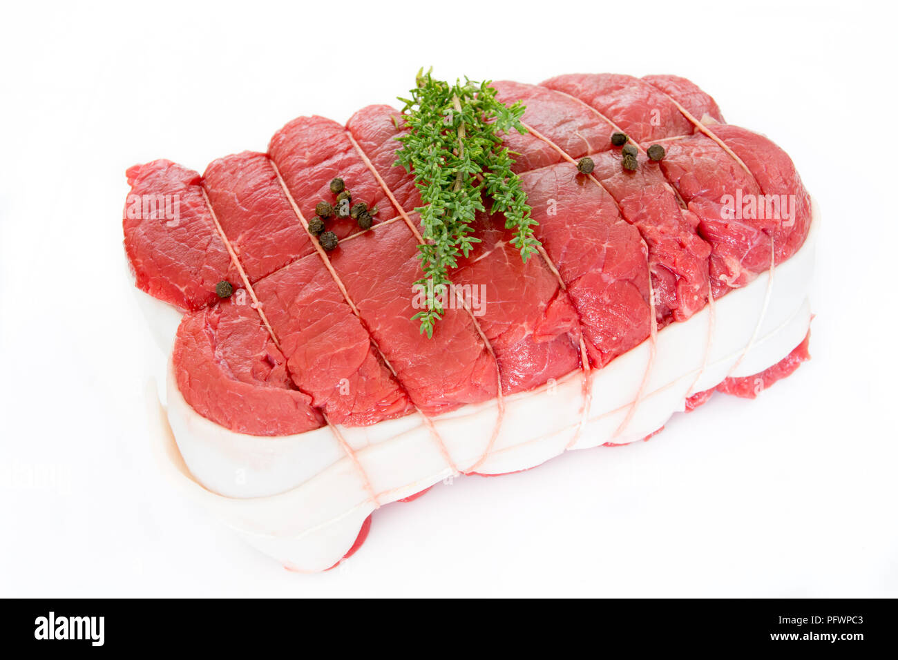 roast raw beef Stock Photo - Alamy