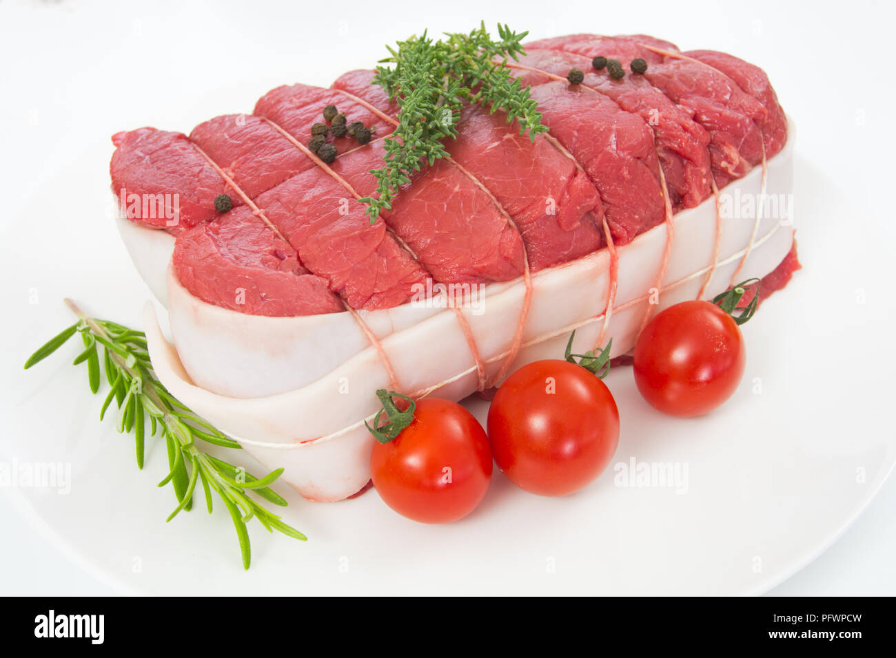 Raw beef rump block hi-res stock photography and images - Alamy