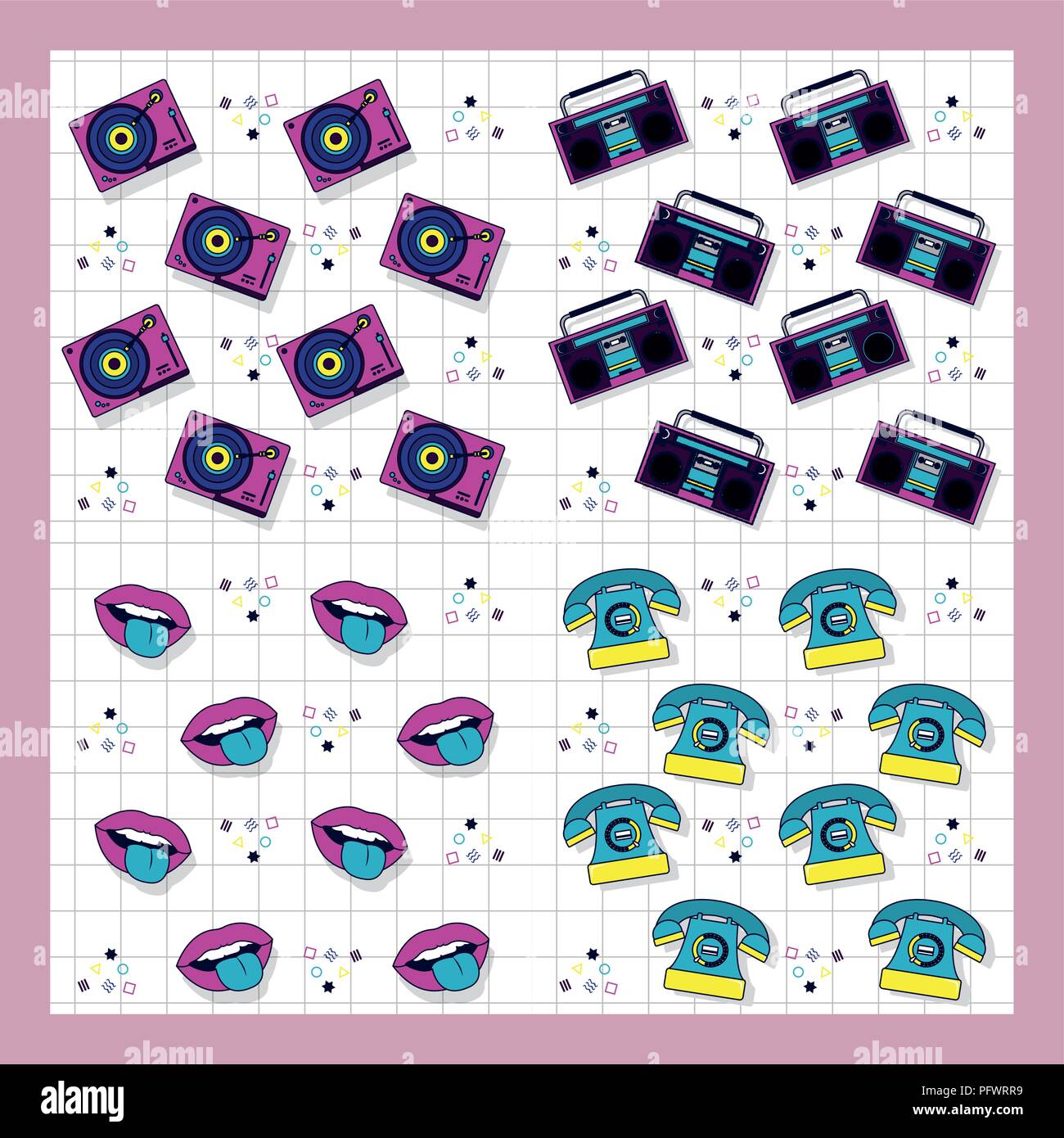 Retro pop art background Stock Vector Image & Art - Alamy