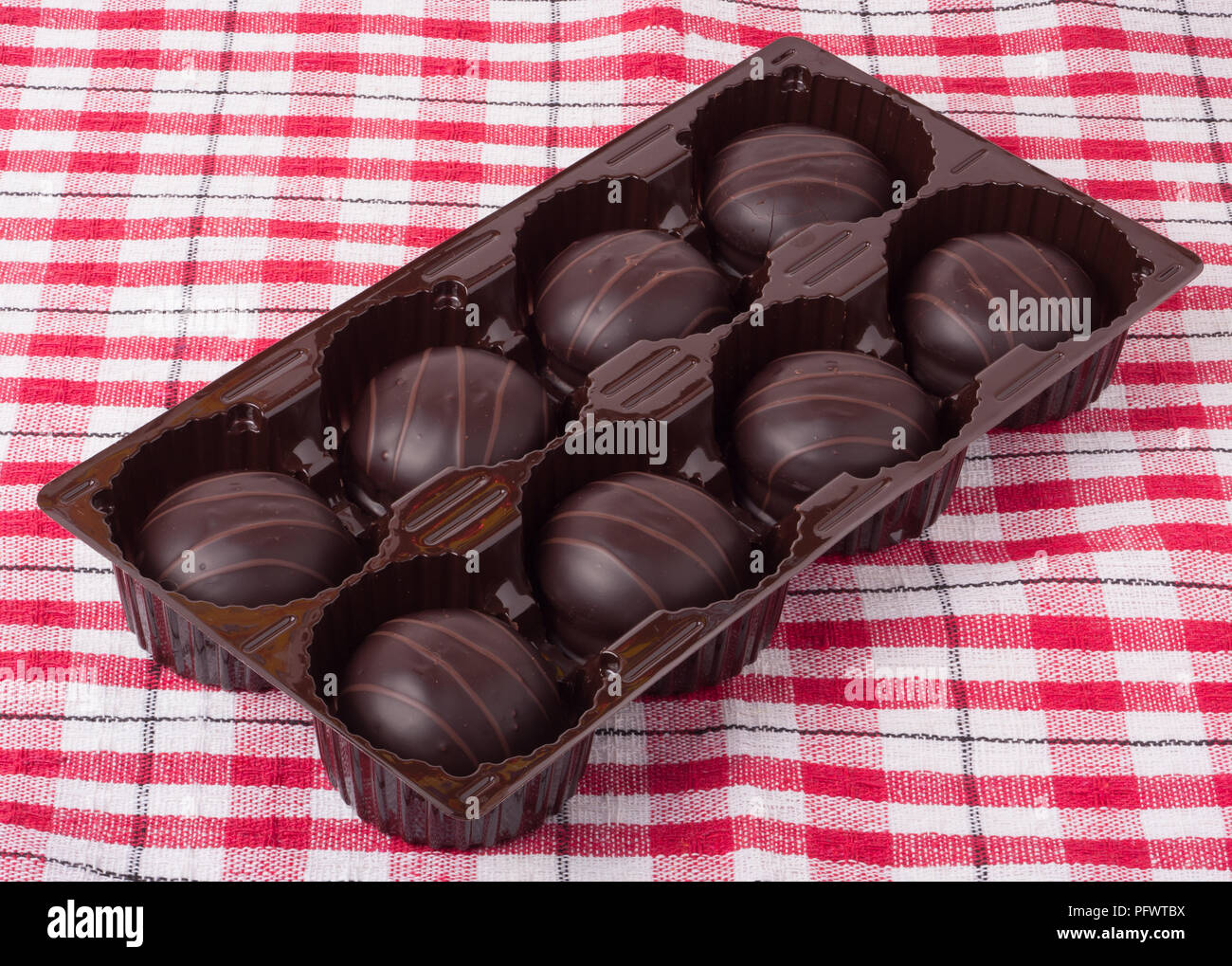 Box with chocolates Stock Photo - Alamy