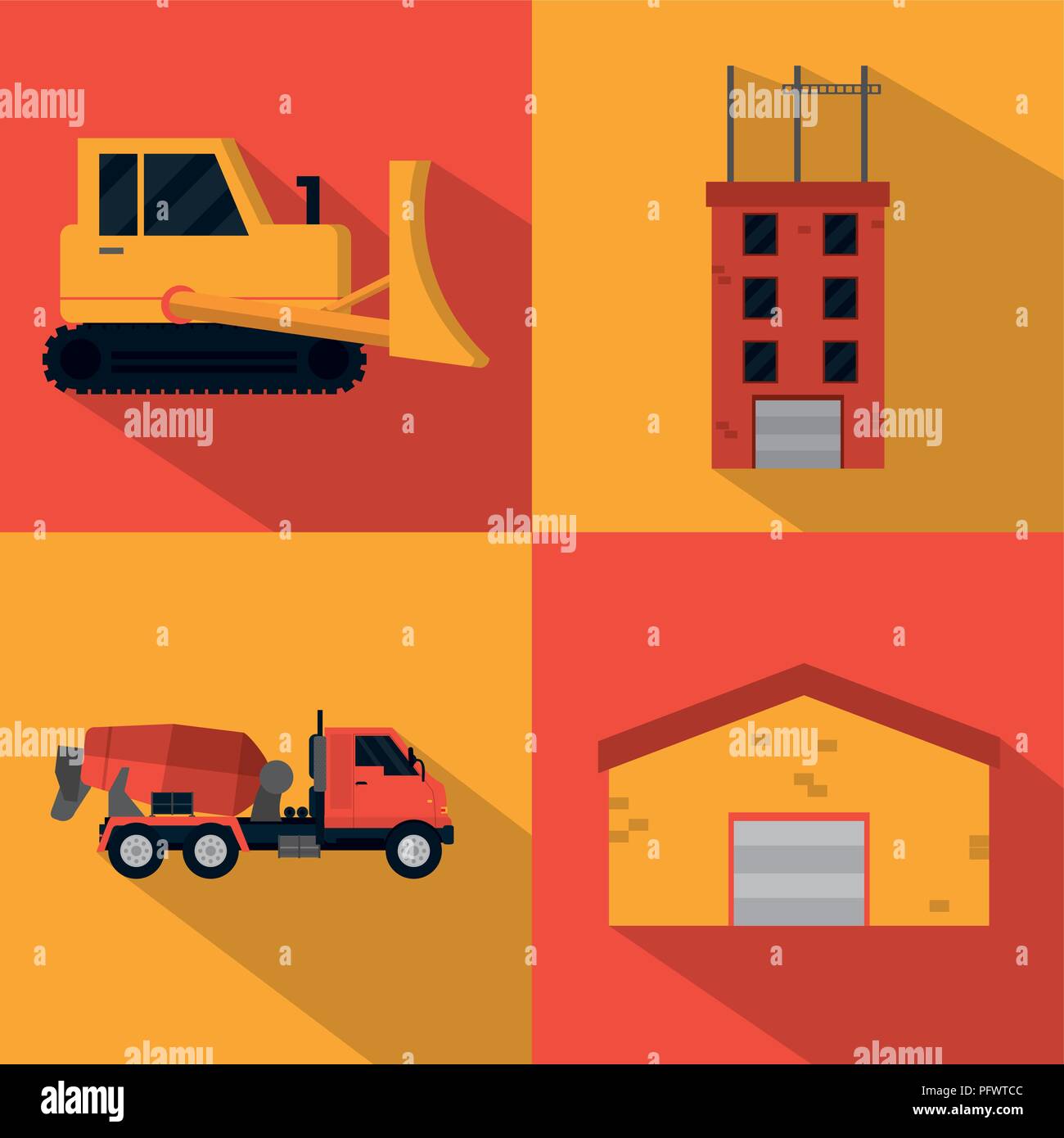 Set of construction icons Stock Vector Image & Art - Alamy