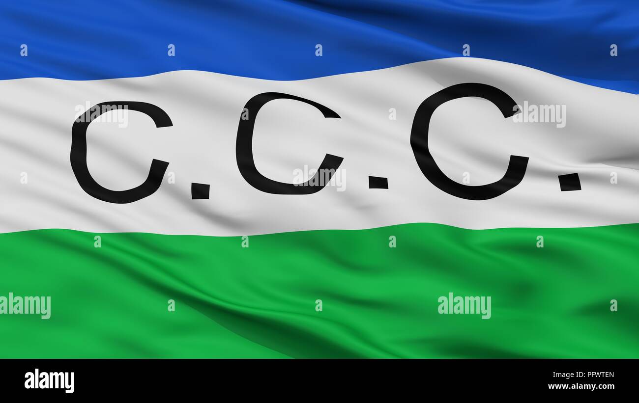 Curillo City Flag, Colombia, Caqueta Department, Closeup View Stock ...