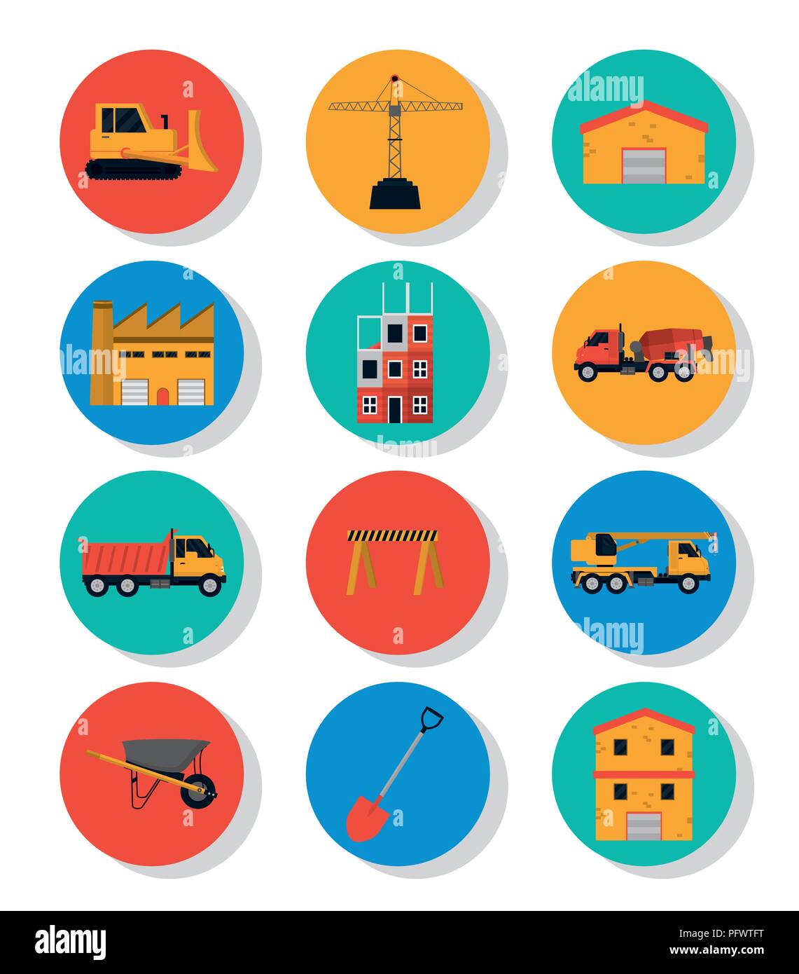 Set of construction icons Stock Vector Image & Art - Alamy